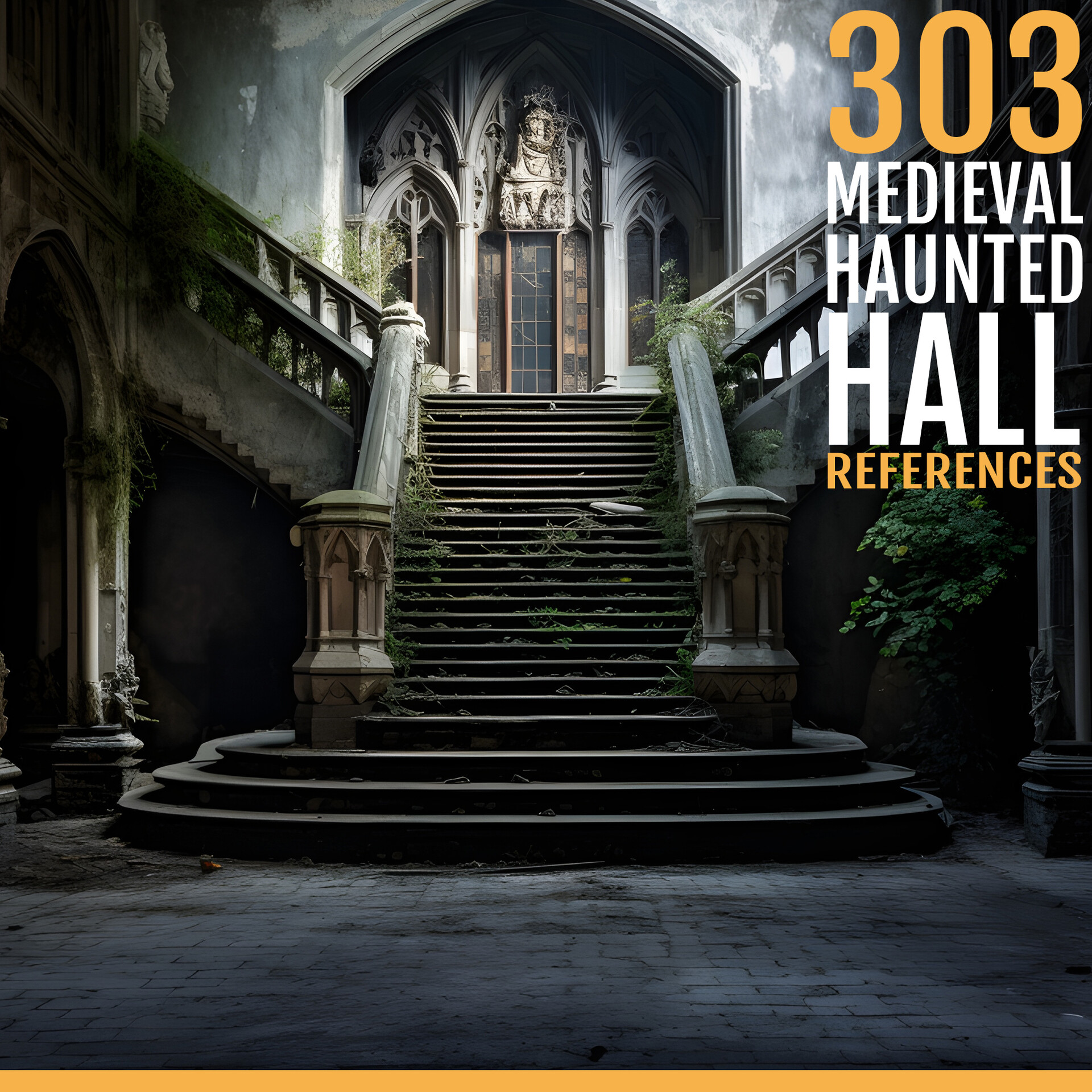 ArtStation - 303 Medieval Haunted Halls