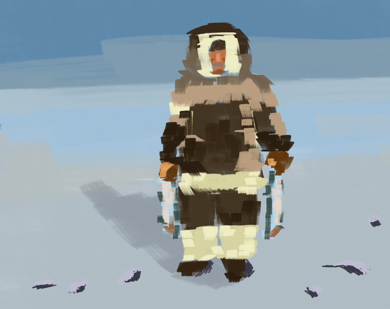 ArtStation - Arctic sketch/character design