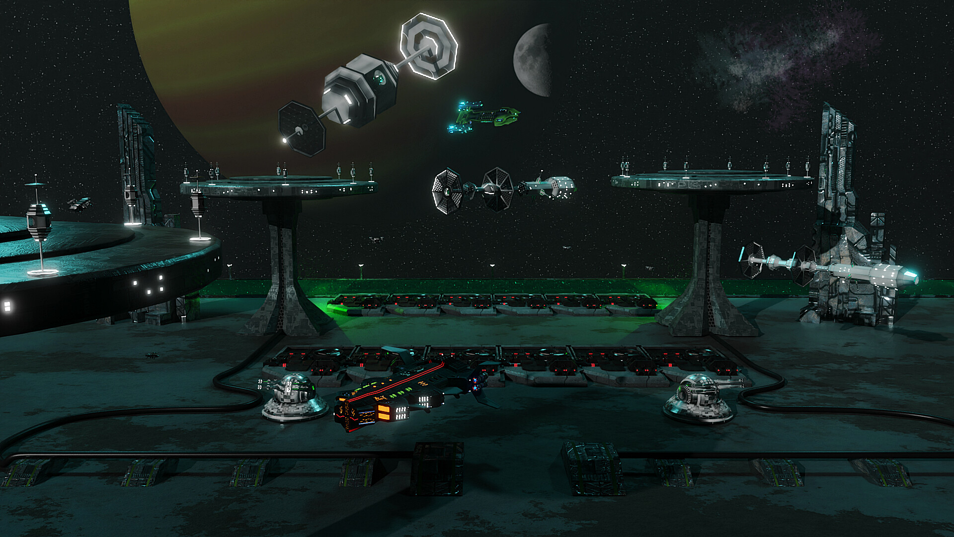 ArtStation - Busy Space Port