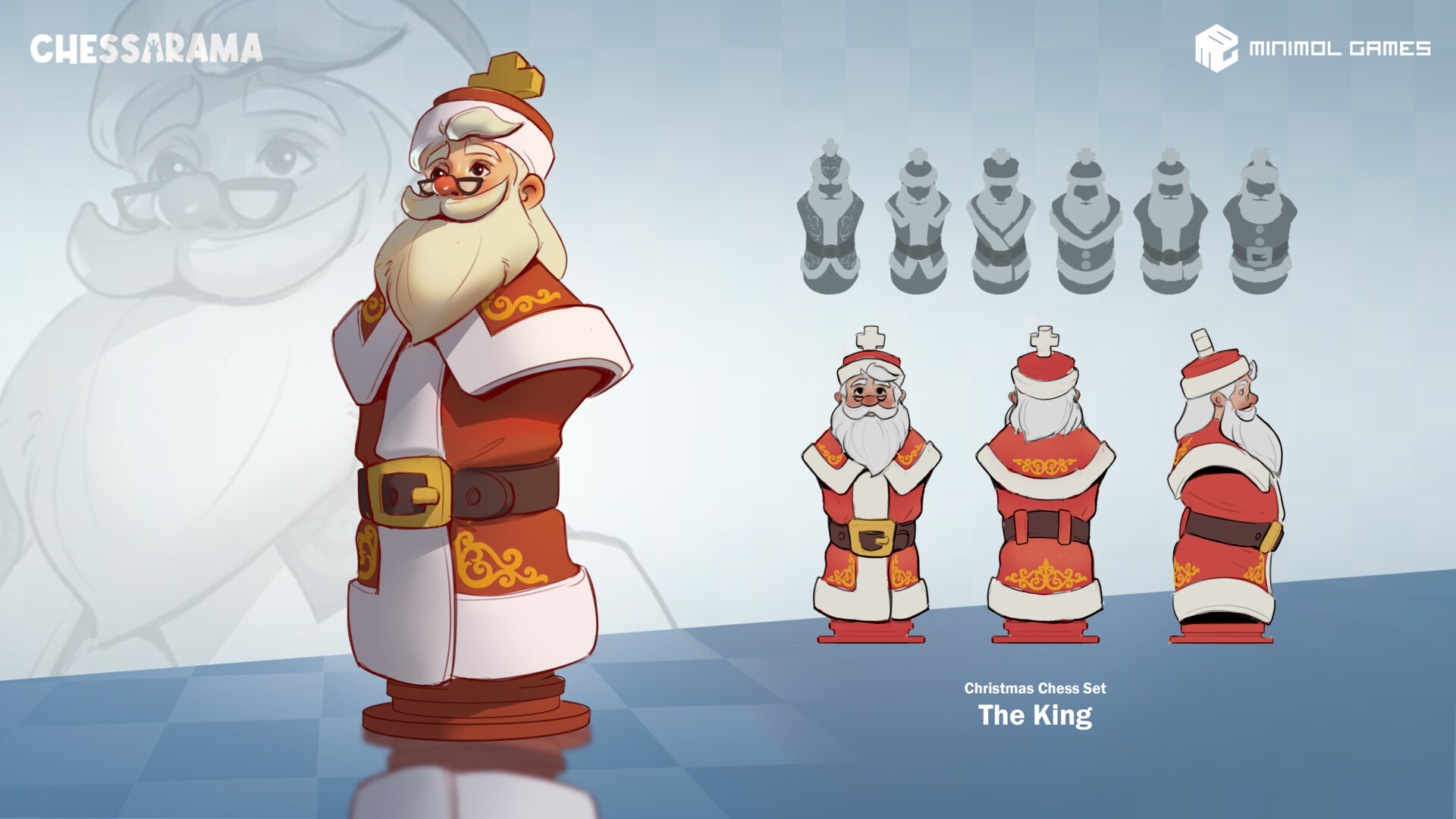 Minimol Games - Chessarama - Christmas King