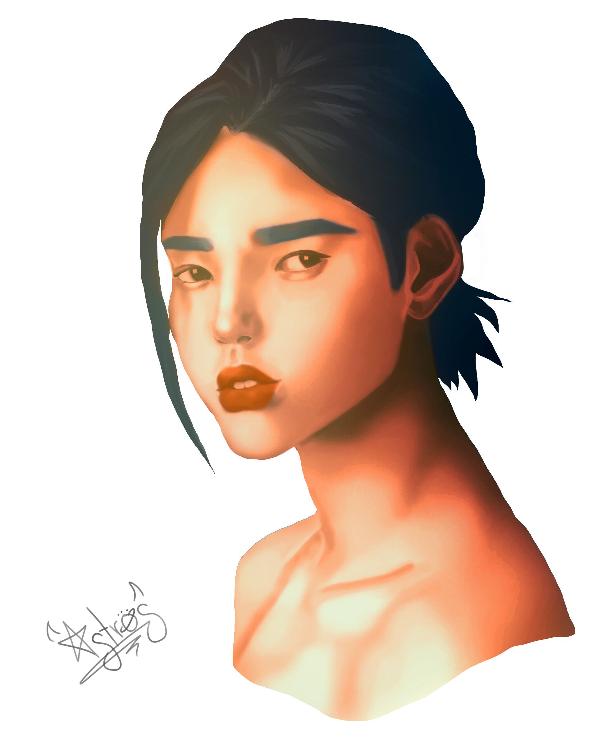 ArtStation - portrait study