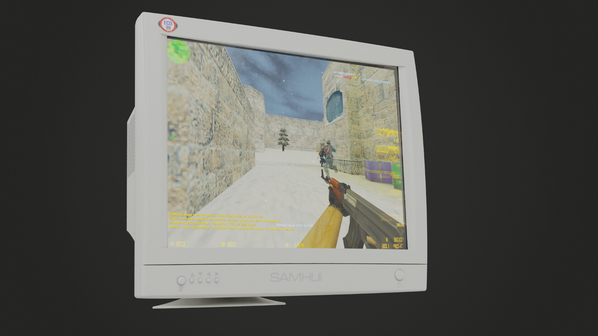 ArtStation - CRT Nostalgia Mid Mesh Asset