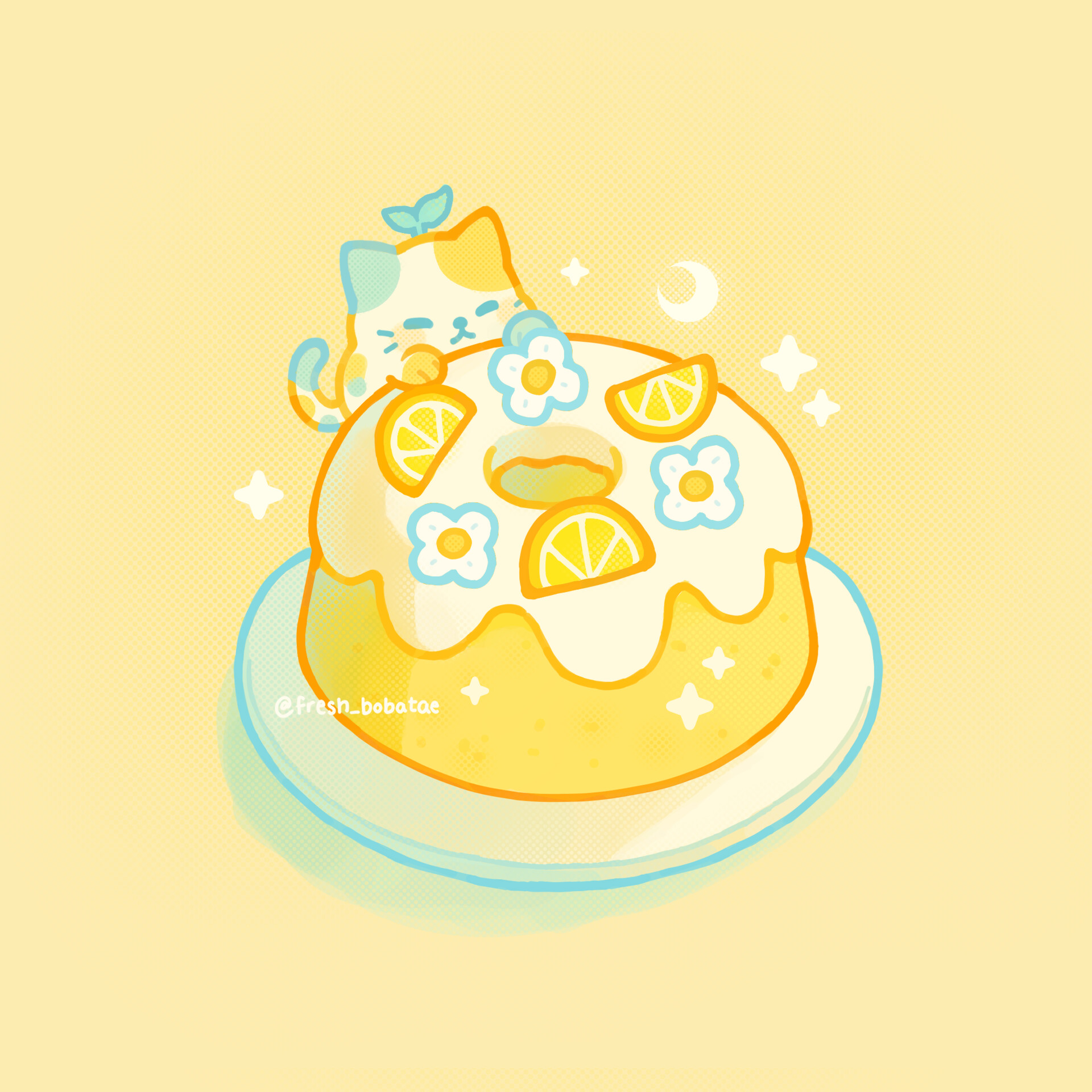 ArtStation - lemon cake