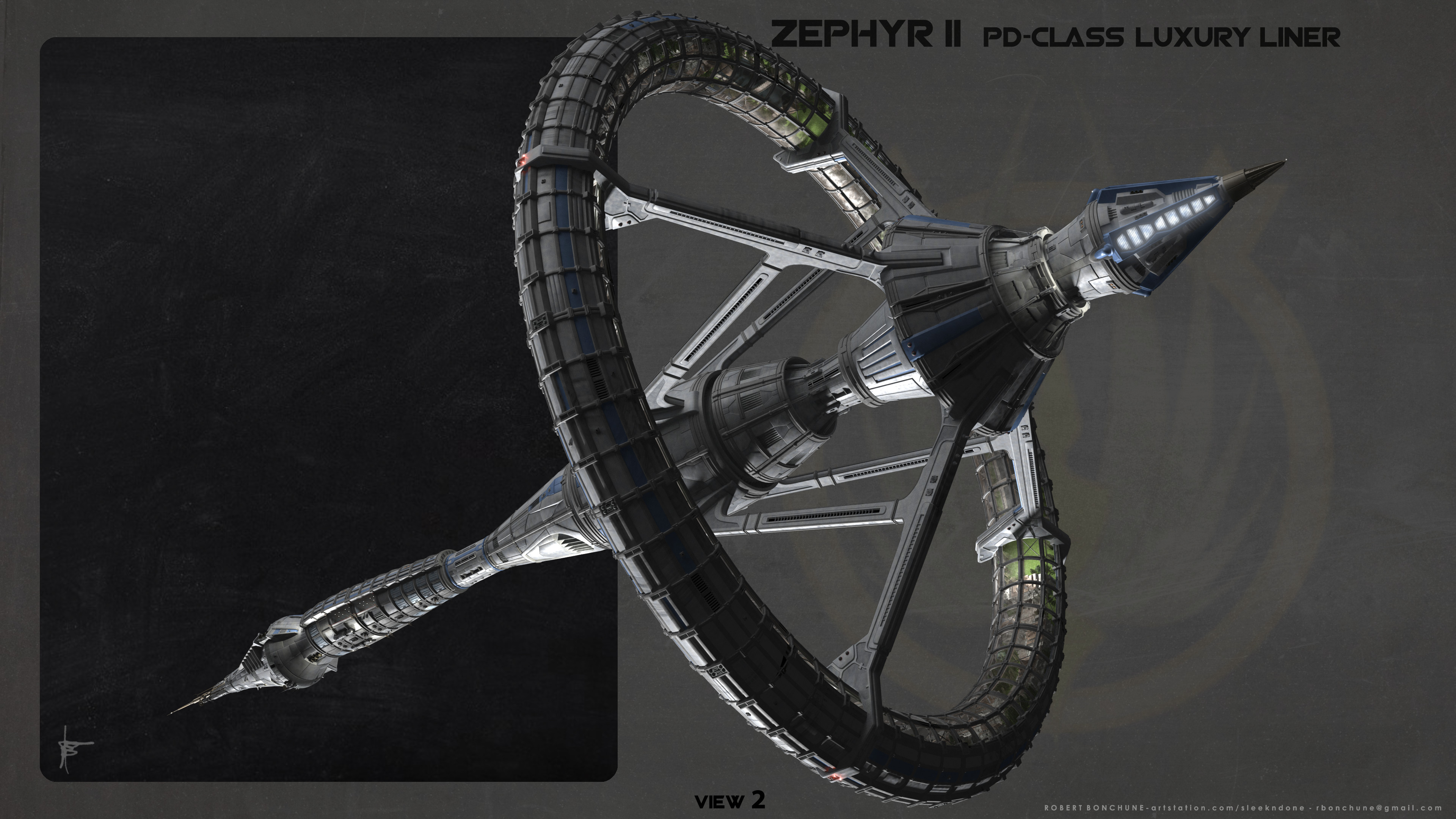 Robert Bonchune - Zephyr II - Various views - BSG