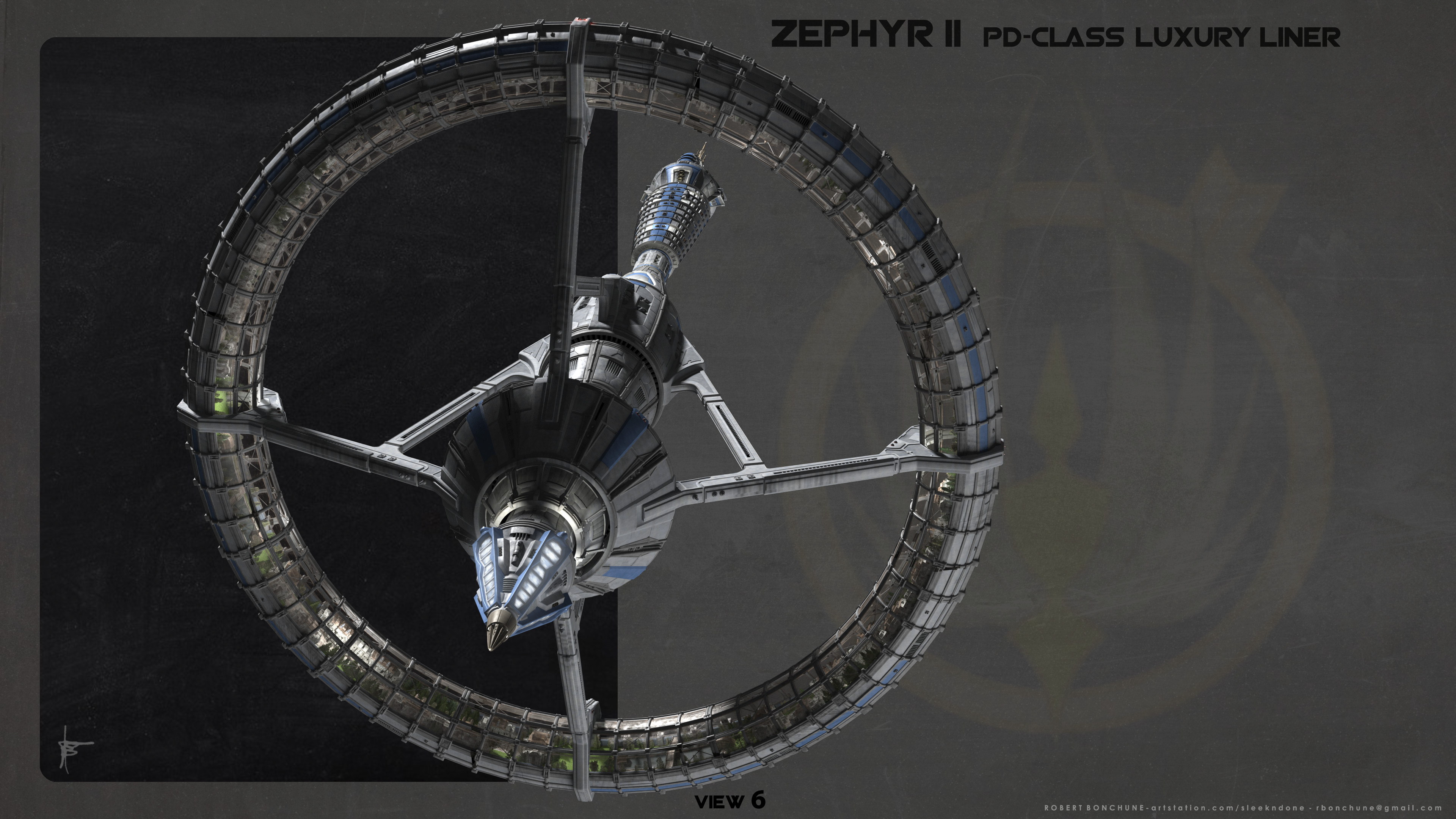 Robert Bonchune - Zephyr II - Various views - BSG