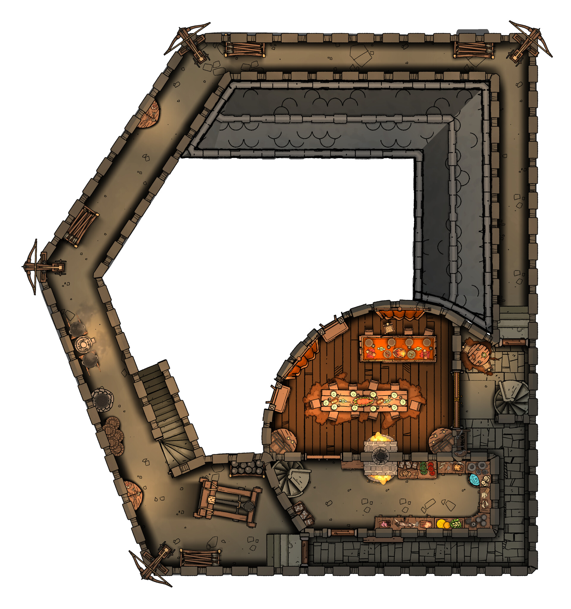 Morvold Press - Greenest Keep | 4 Floors