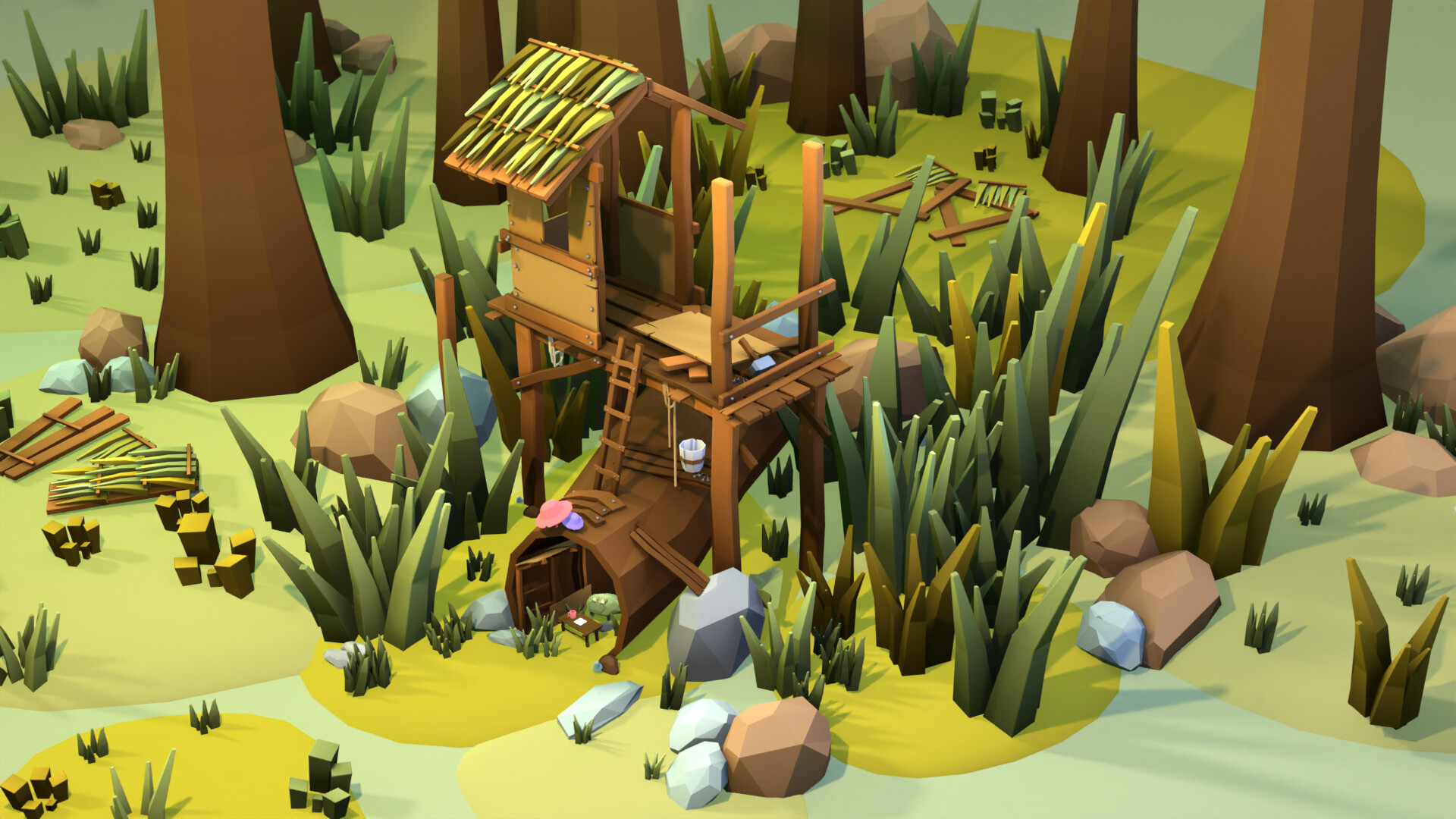 ArtStation - The Frog Hut