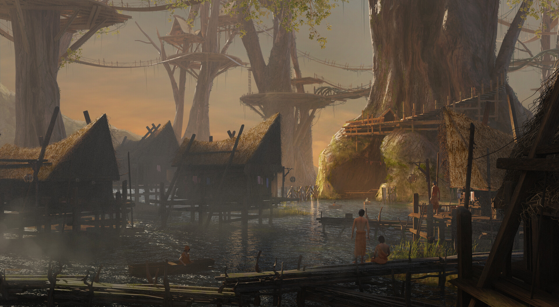 ArtStation - Swamp tribe