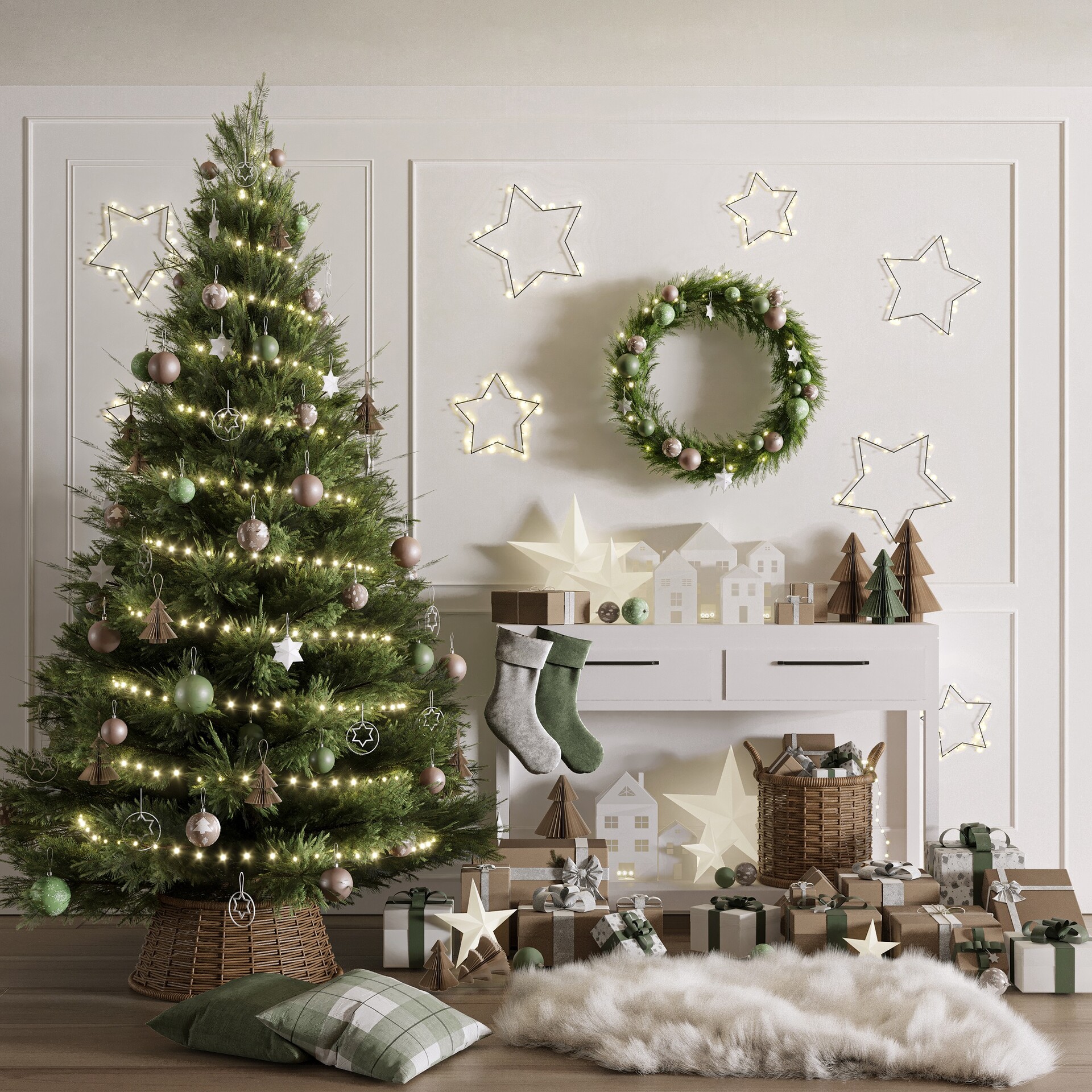 ArtStation - Christmas Decoration Set 01