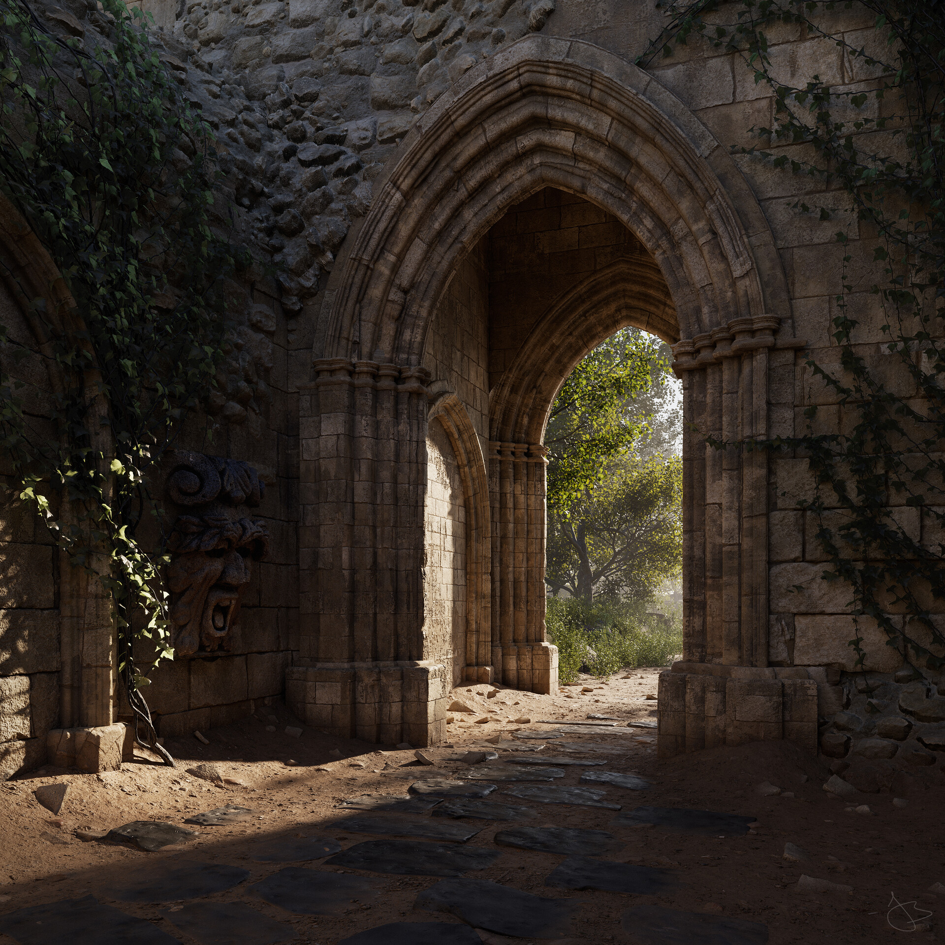 ArtStation - Lost passage