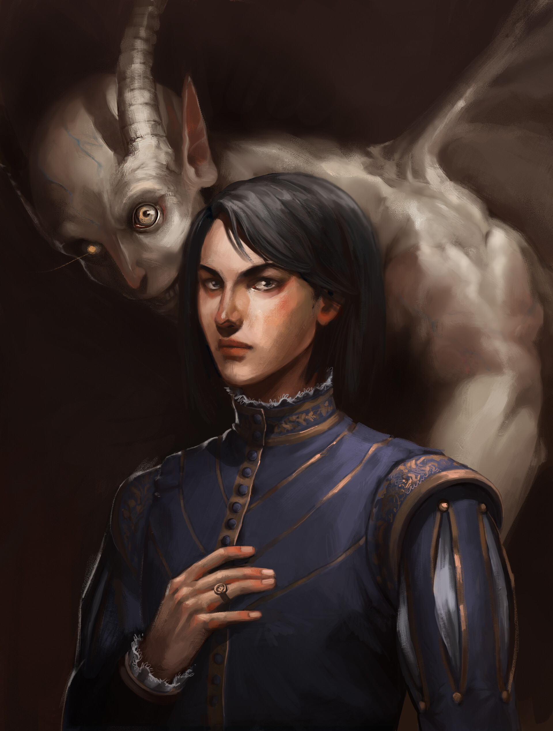 ArtStation - D&D Character Portrait