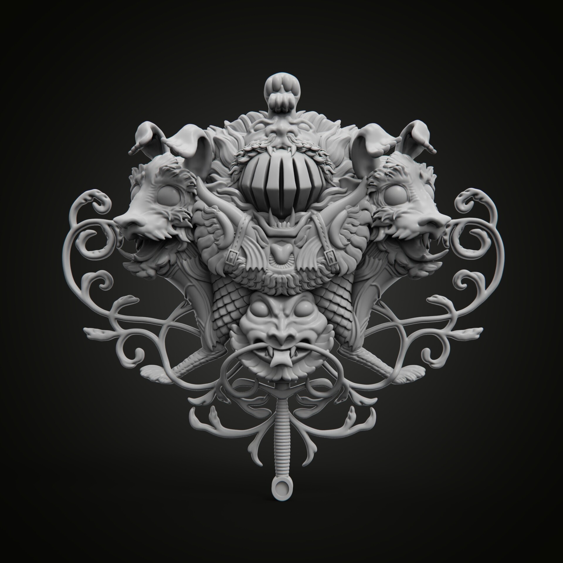ArtStation - Black Knight Crest