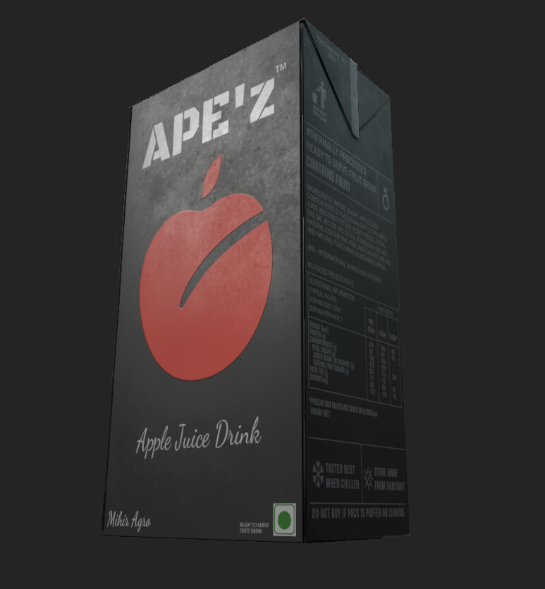 ArtStation - Apple Juice 3D Model