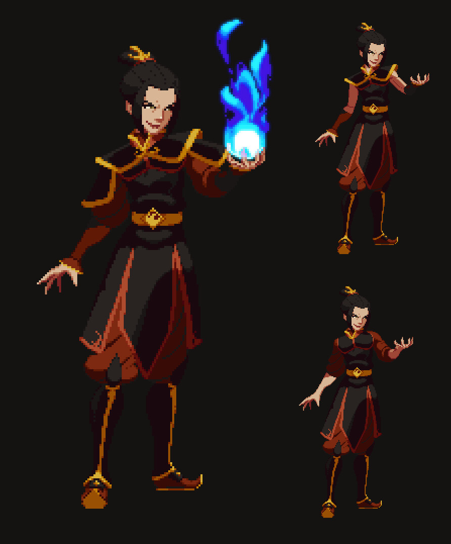 ArtStation - Princess Azula pixel art