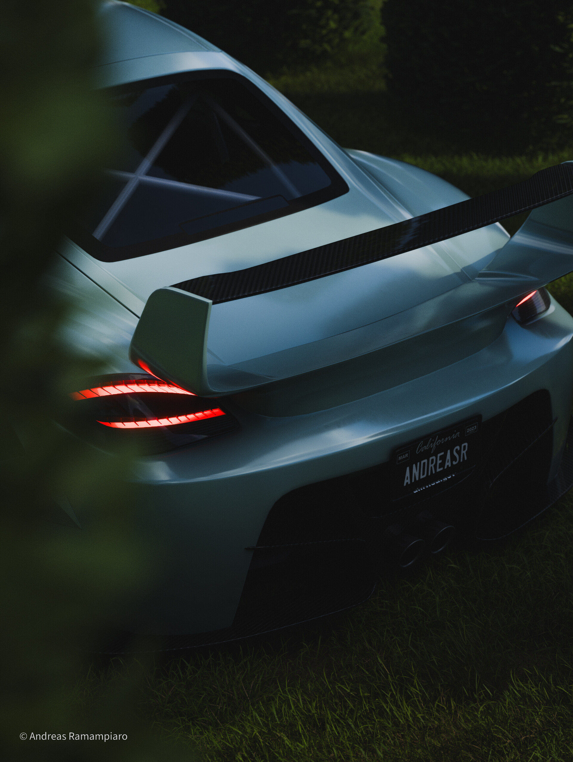 ArtStation - Porsche Cayman Karma Bodykit