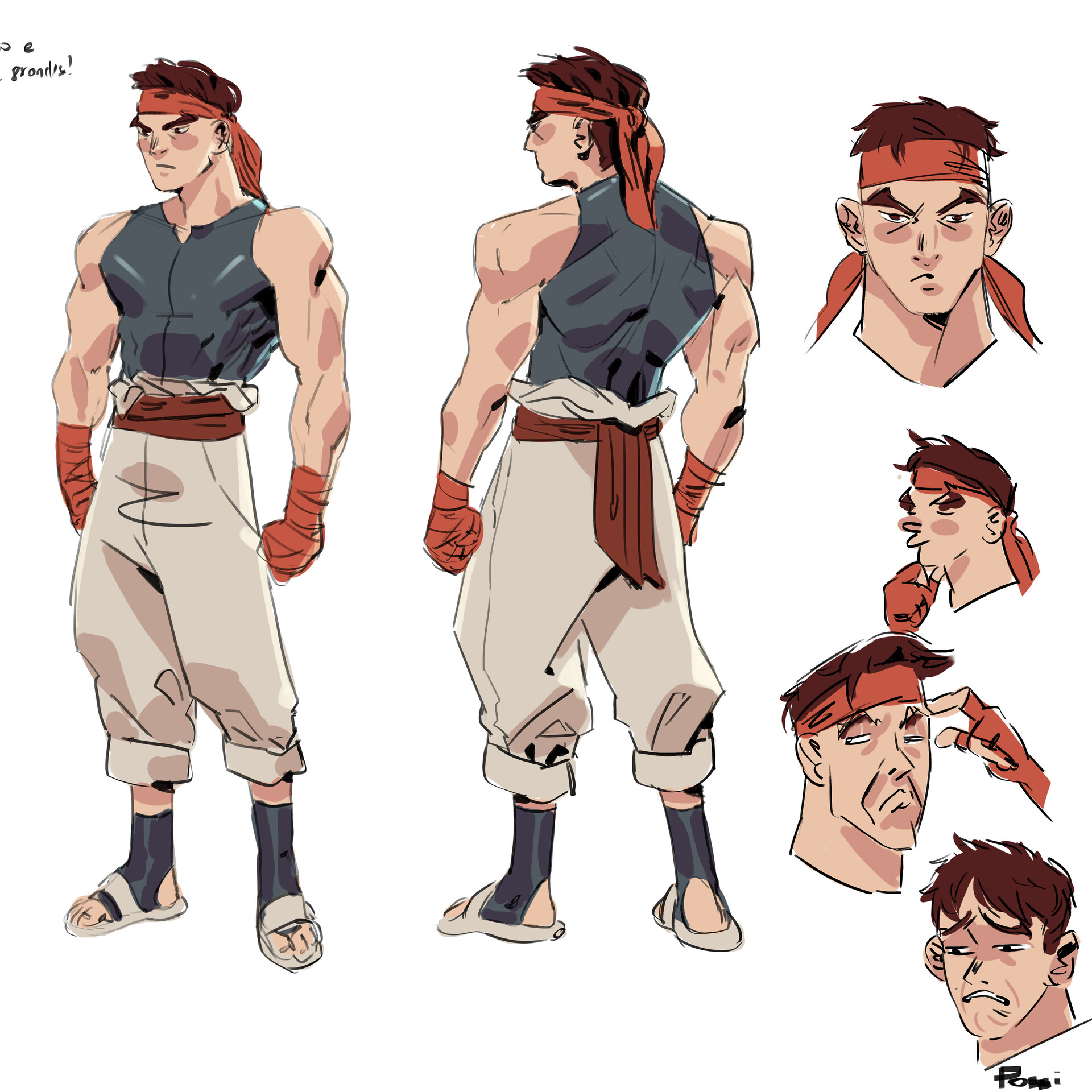 ArtStation - Pratice 1 / Red Fist