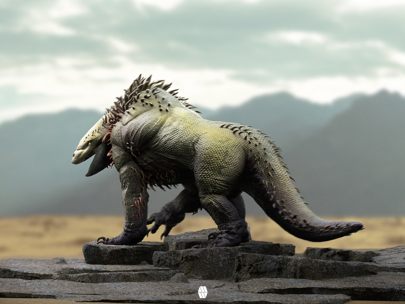 Marcus Whinney - A Creature Emerges - 'Borca Reptile' Uandi Turner's ...