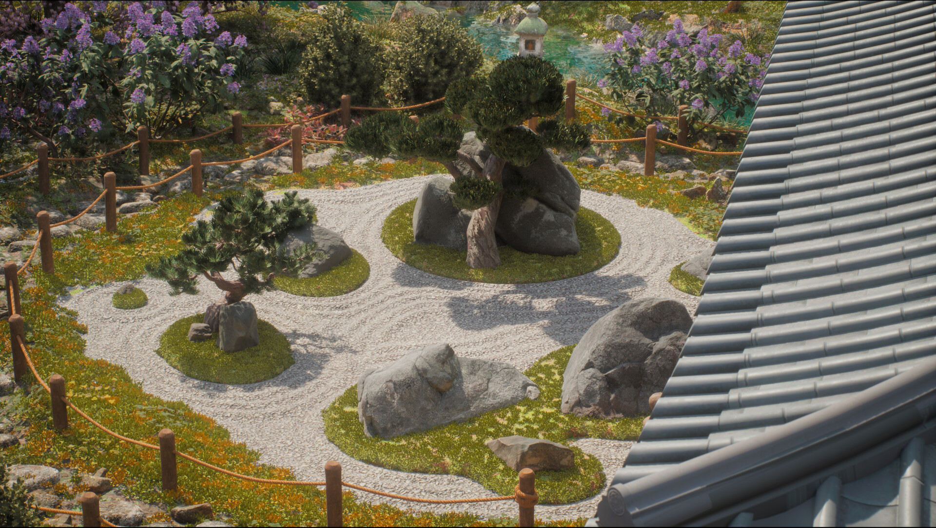 Retry School - Mysterious Japanese Garden: Unreal Engine 5