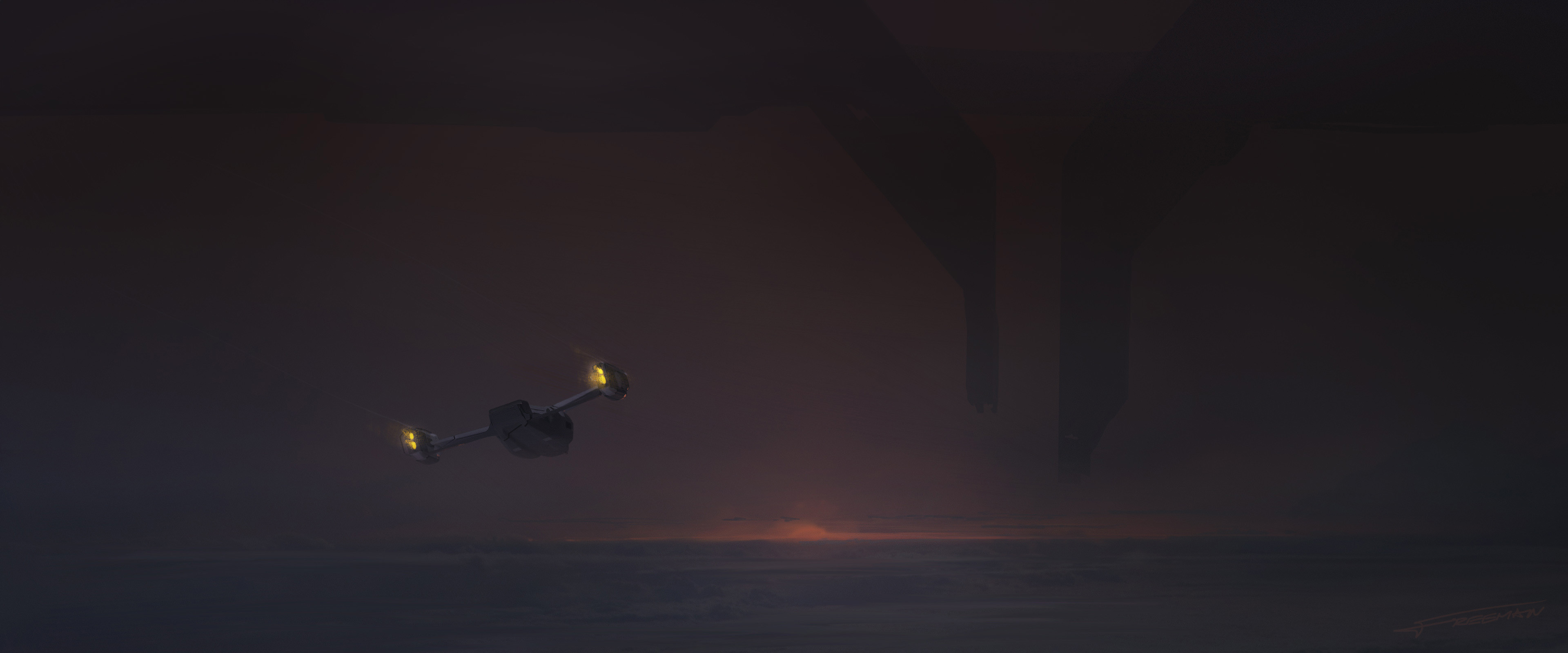 David Freeman - The Creator - Nomad - Environment VFX Concepts