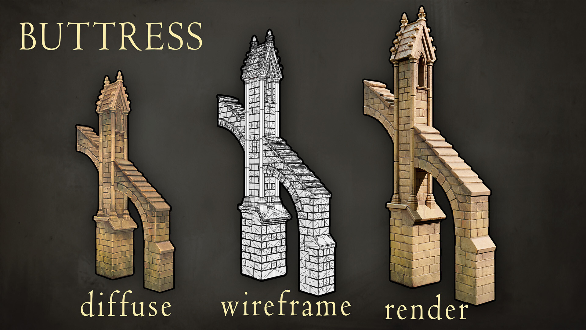 Conrad Justin - Gothic ruins pack