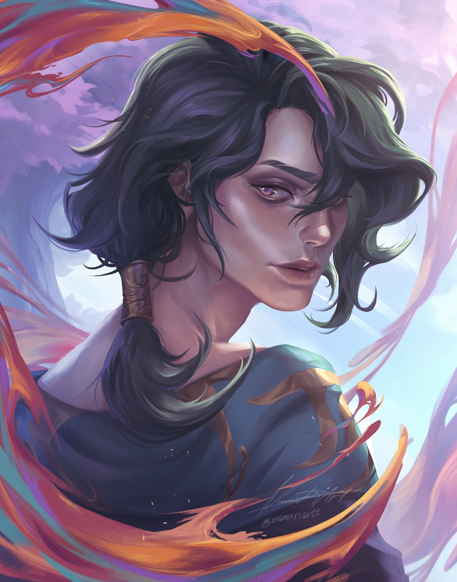 Artstation Fan Art Hwei Portrait From League Of Legends