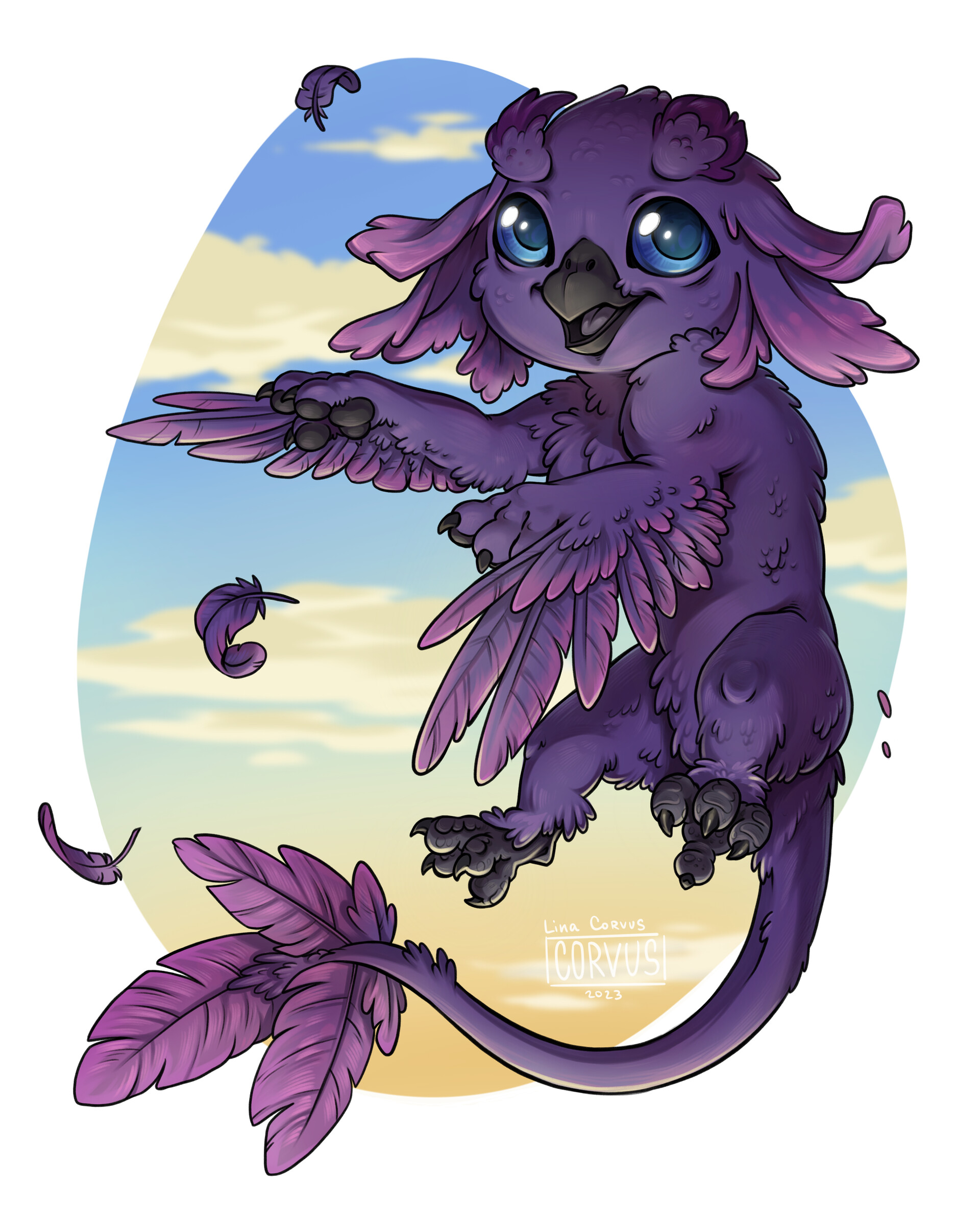 ArtStation - Silverwing OC comission