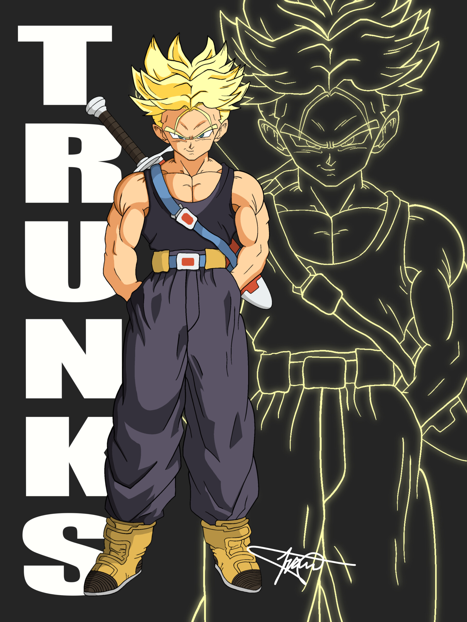 ArtStation - Trunks / Future Trunks