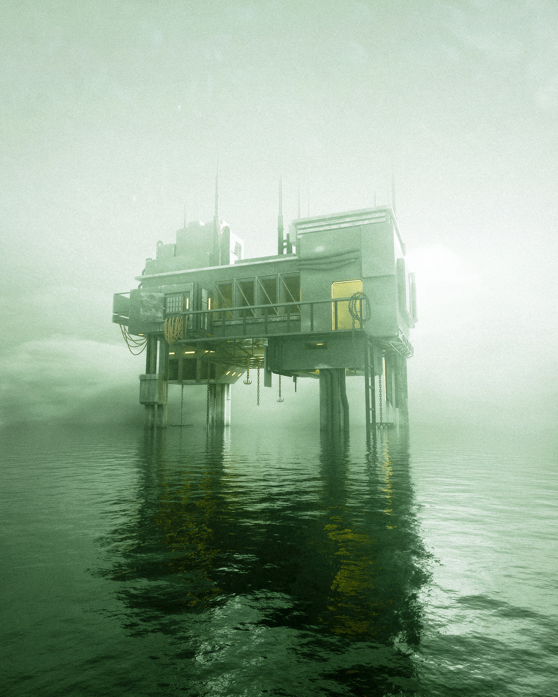 ArtStation - Fishing Station - Blender Environment Art