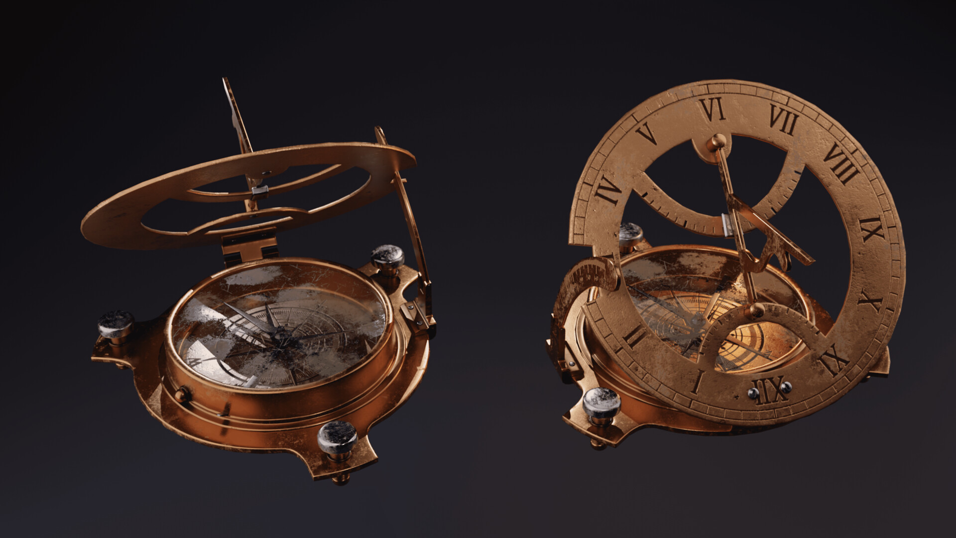 Alexey Radchenko - Compass with sundial