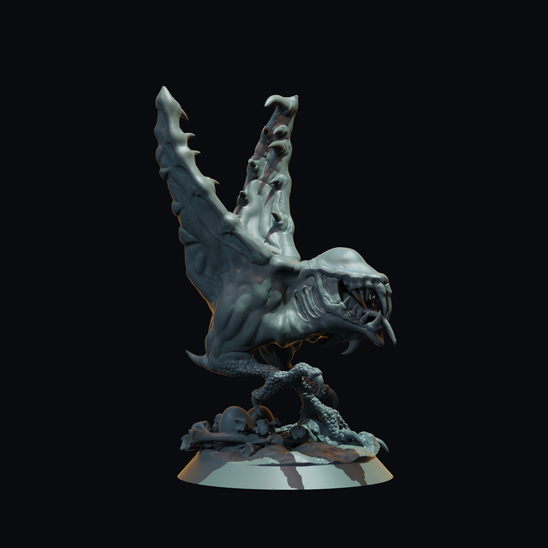 ArtStation - Abyssal Chicken - Claymore Miniatures