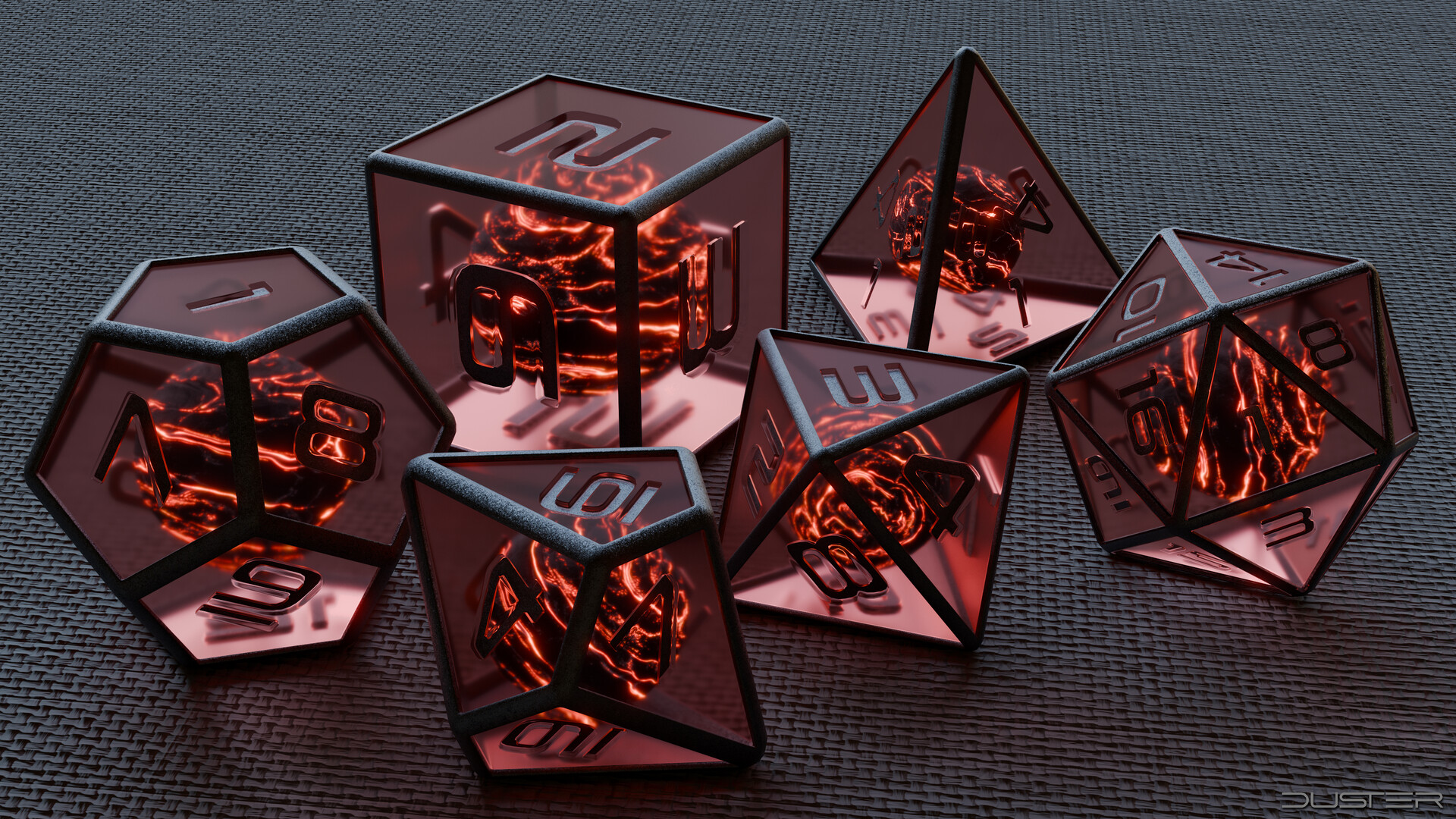 ArtStation - Custom Gaming Dice - Blender 3D Model