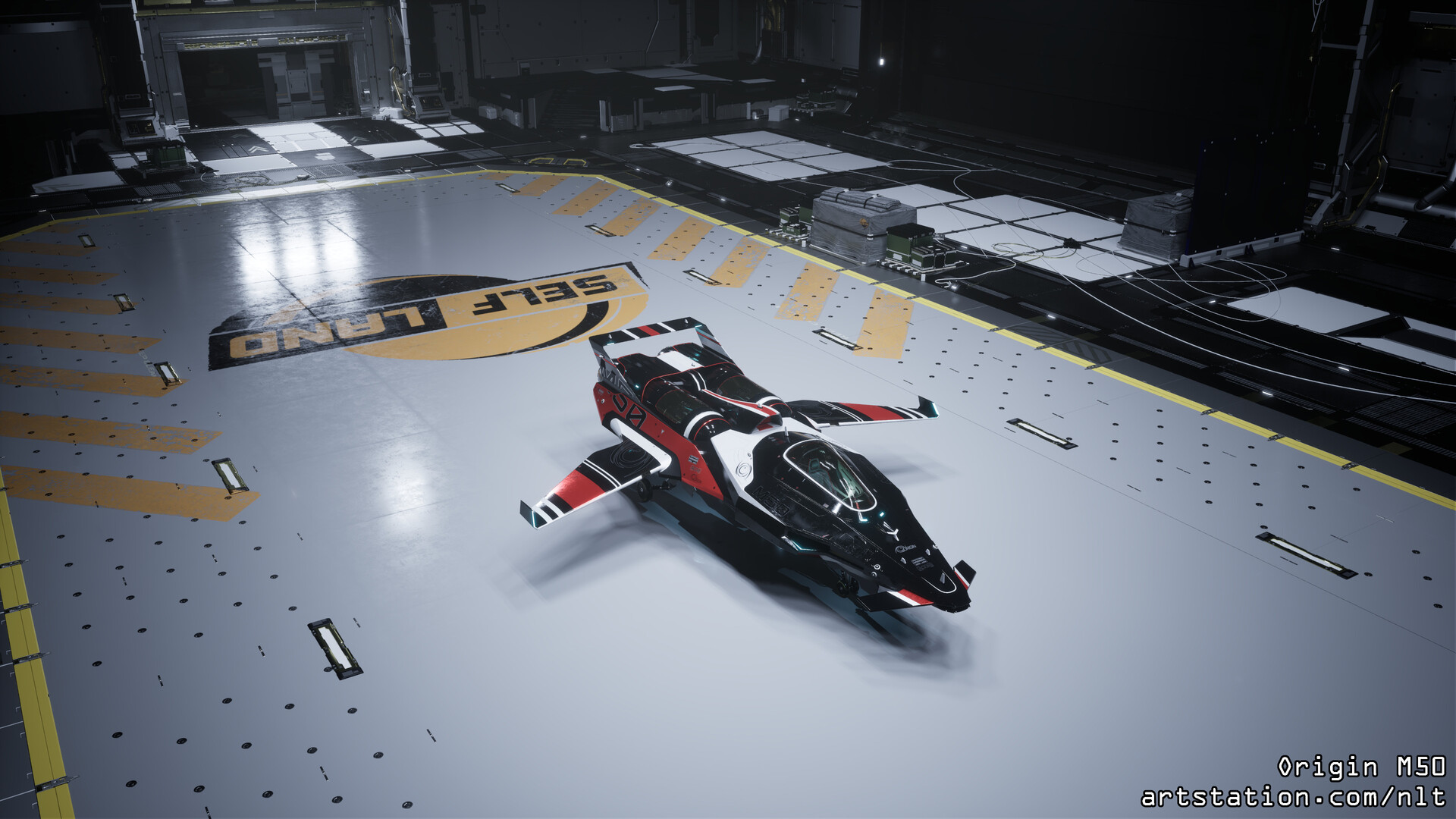 Nathan Le Tallec - Origin M50 Interceptor from Star Citizen [FAN ART]