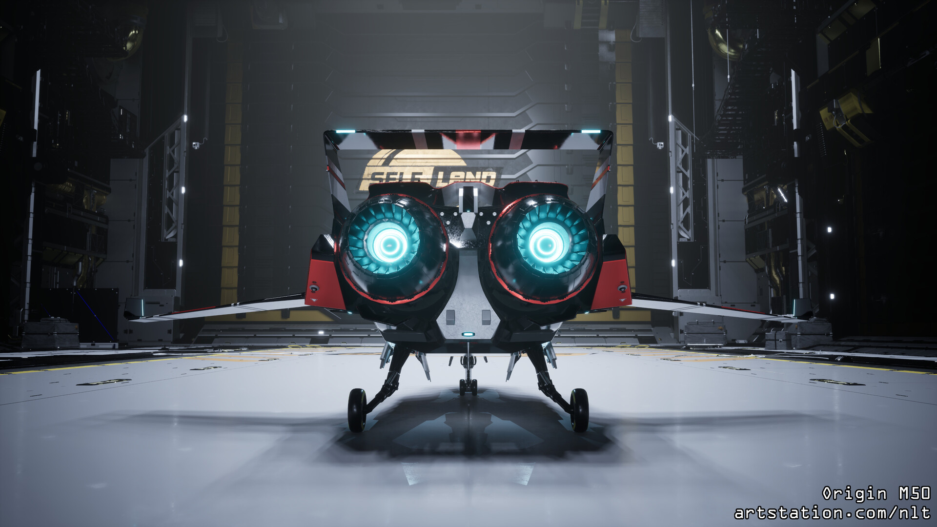 Nathan Le Tallec - Origin M50 Interceptor from Star Citizen [FAN ART]