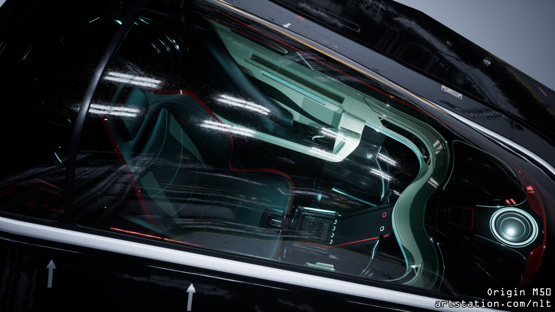 Nathan Le Tallec - Origin M50 Interceptor from Star Citizen [FAN ART]