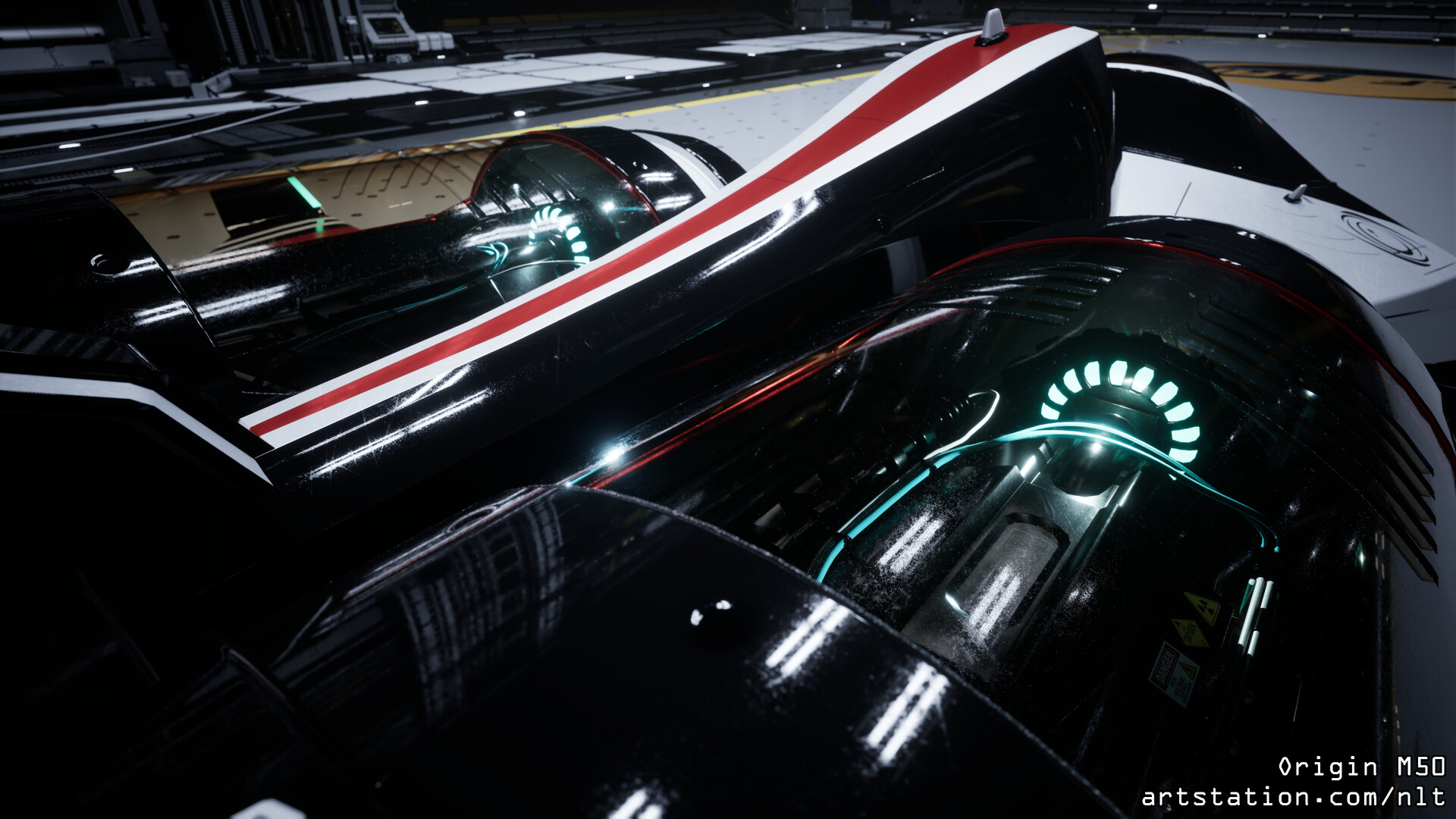 Nathan Le Tallec - Origin M50 Interceptor from Star Citizen [FAN ART]