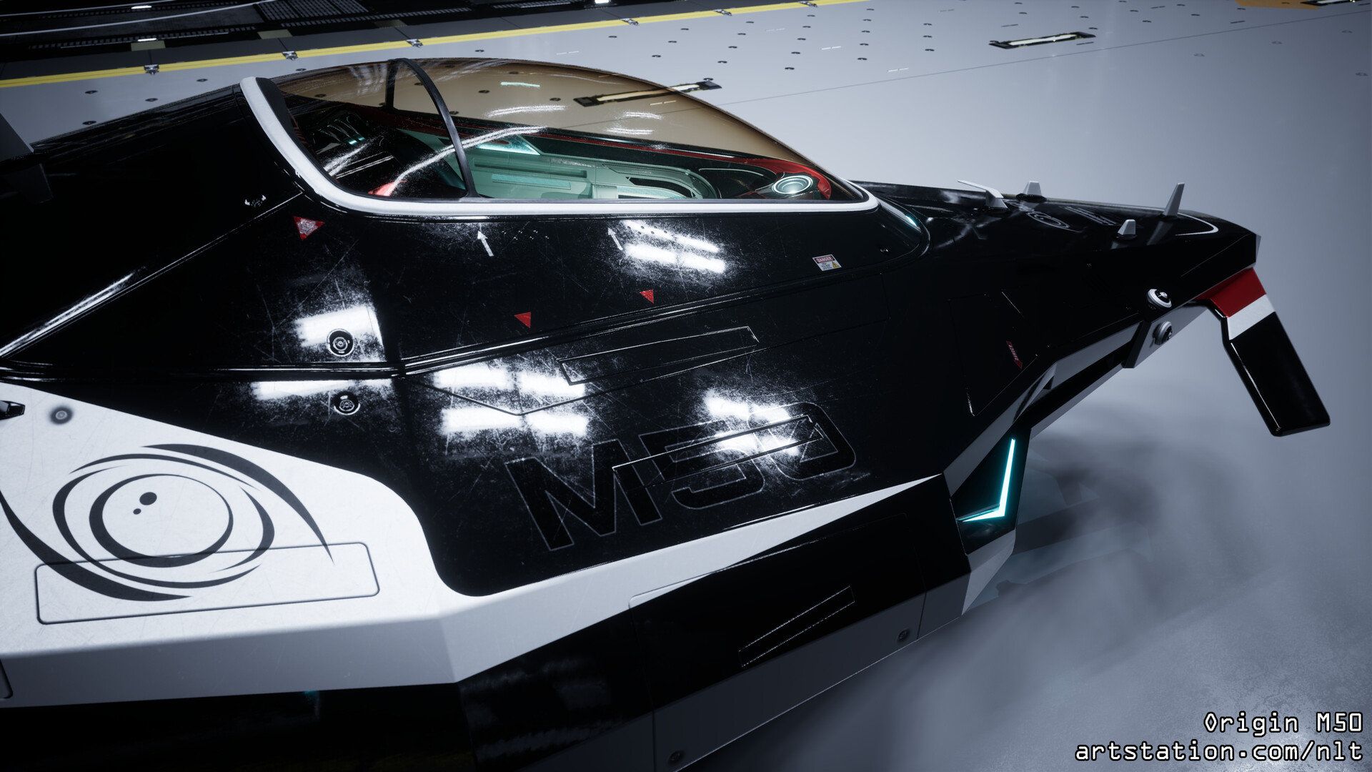 Nathan Le Tallec - Origin M50 Interceptor from Star Citizen [FAN ART]