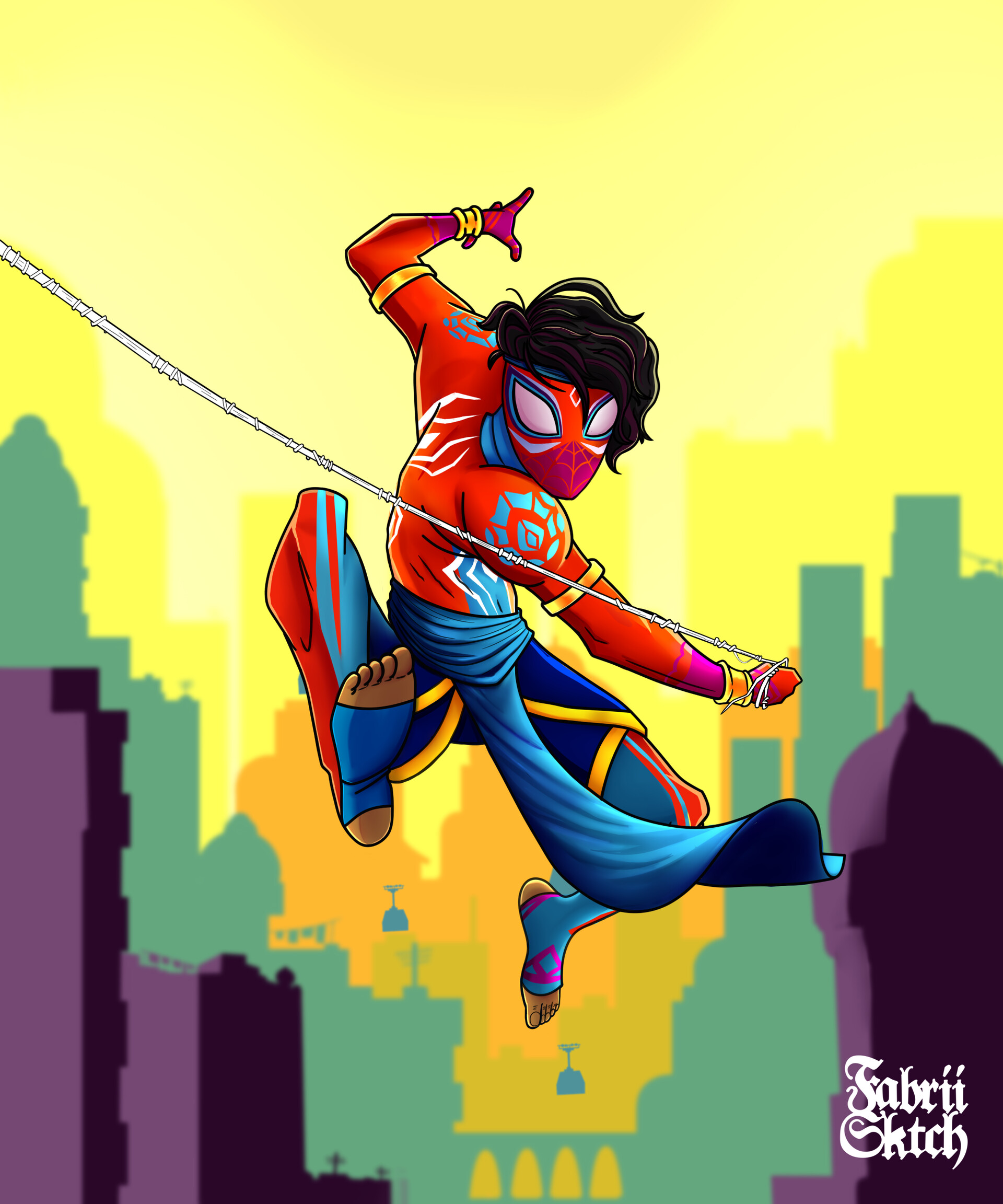 ArtStation - Spider-Man (Pavitr Prabhakar)