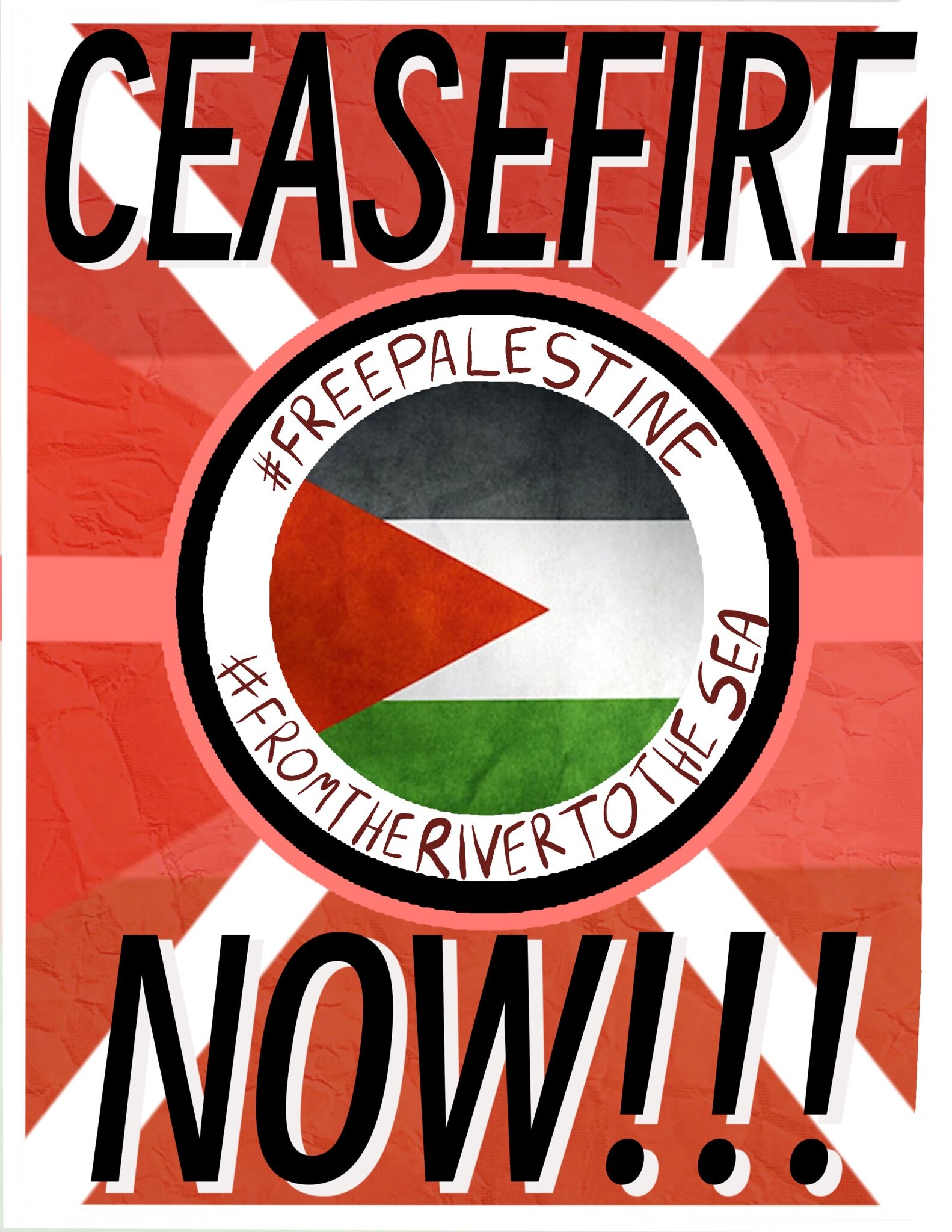 ArtStation - CEASEFIRE NOW - FREE PALESTINE