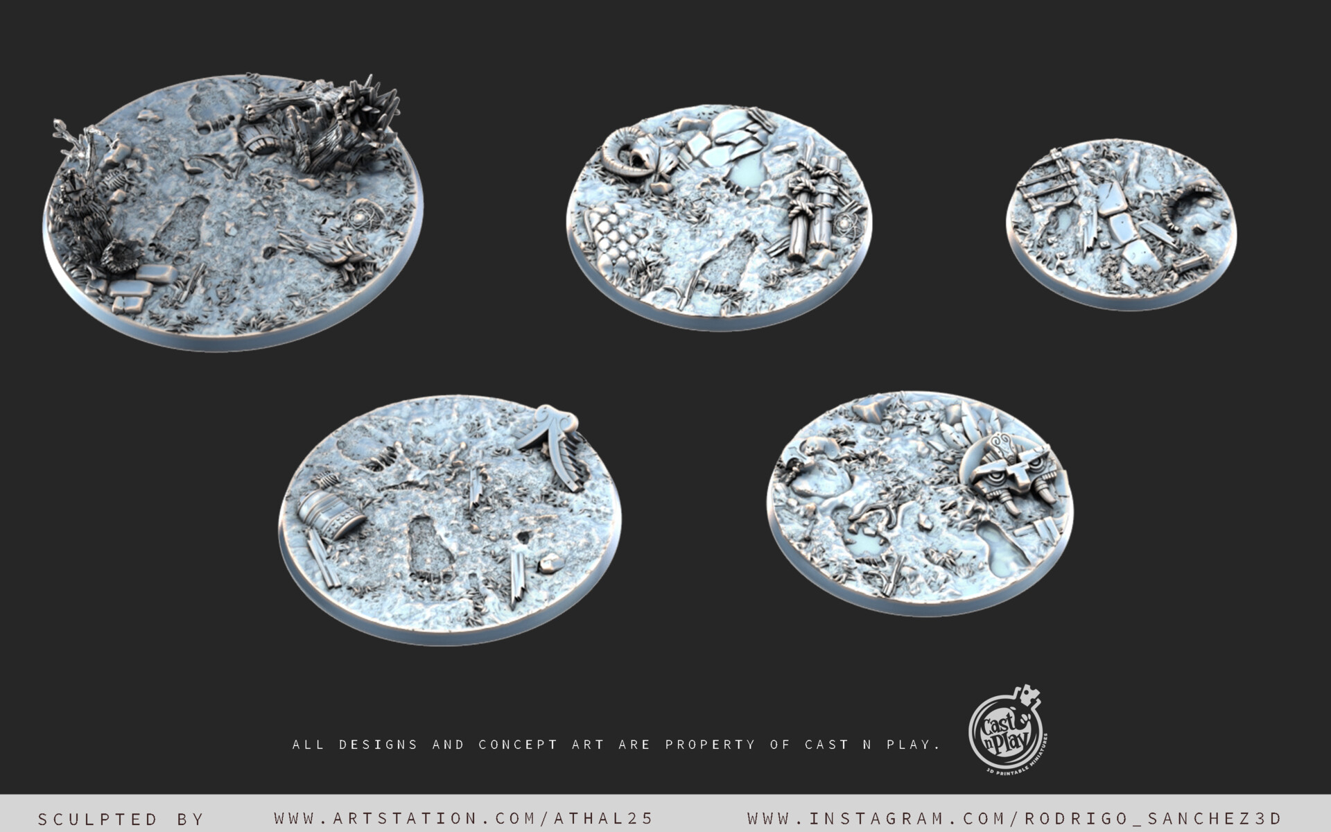 ArtStation - Giants Bases