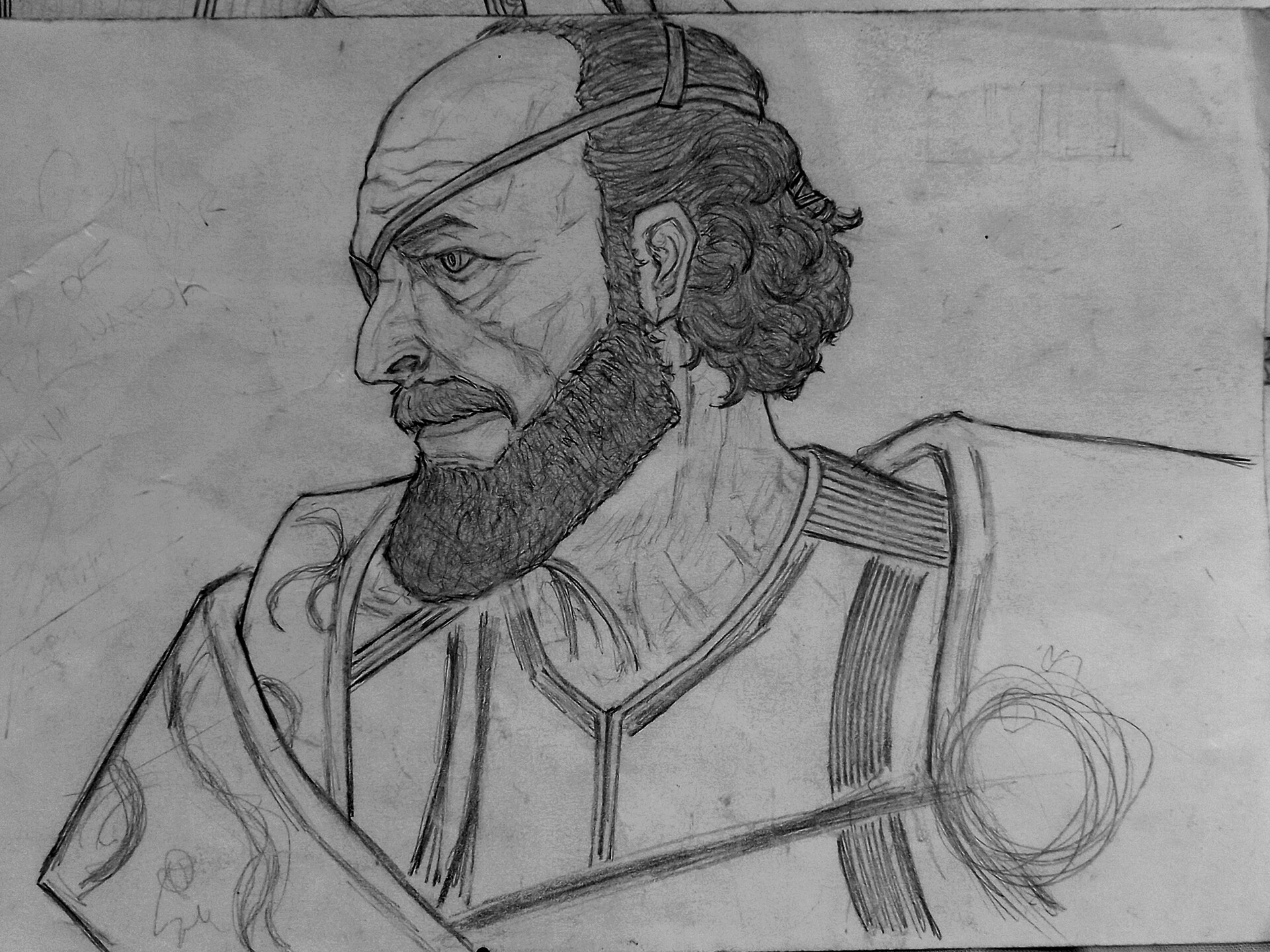 ArtStation - A compilation of my Odin drawings from God of War: Ragnarok