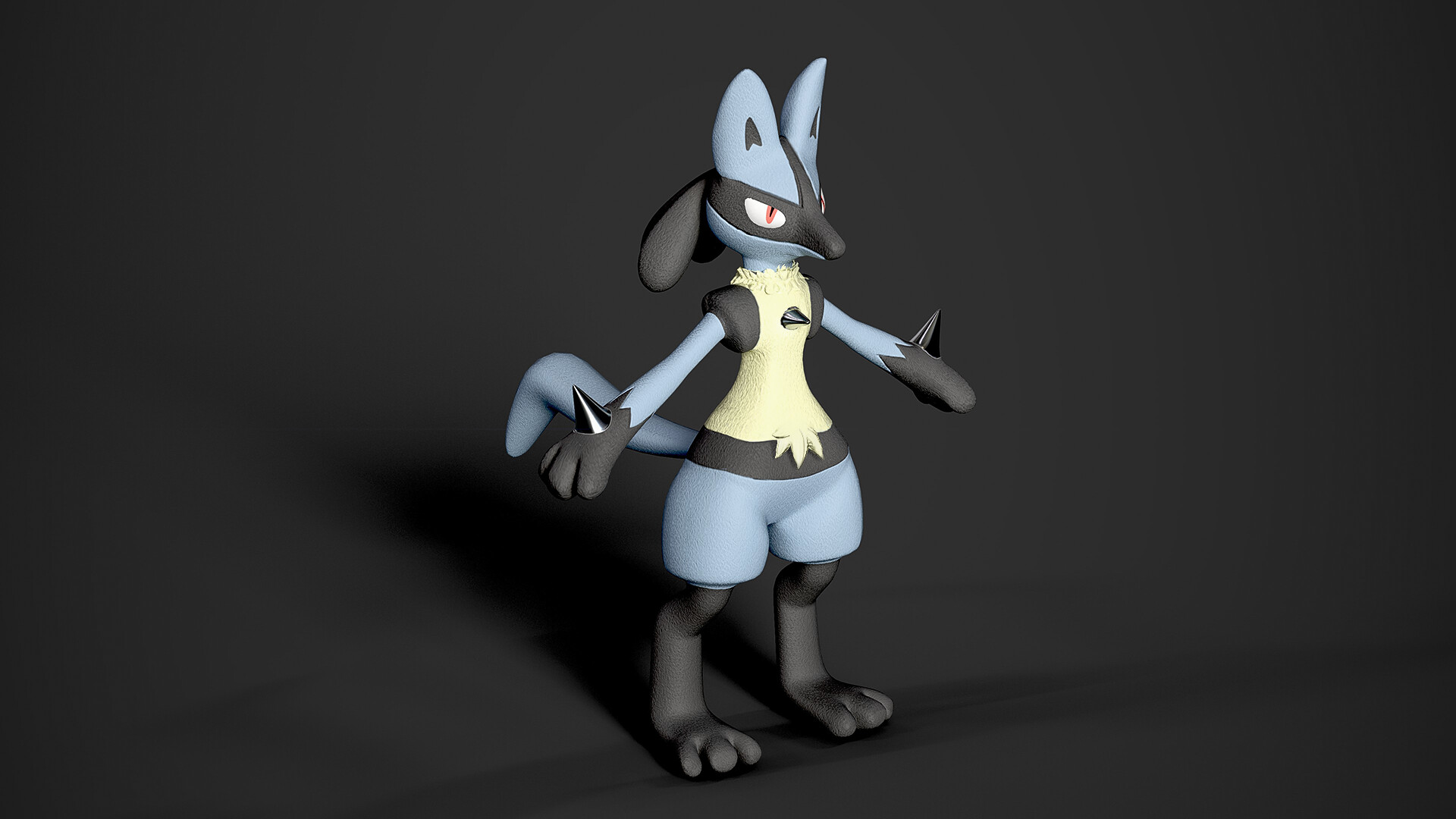 ArtStation - Lucario 3D Study