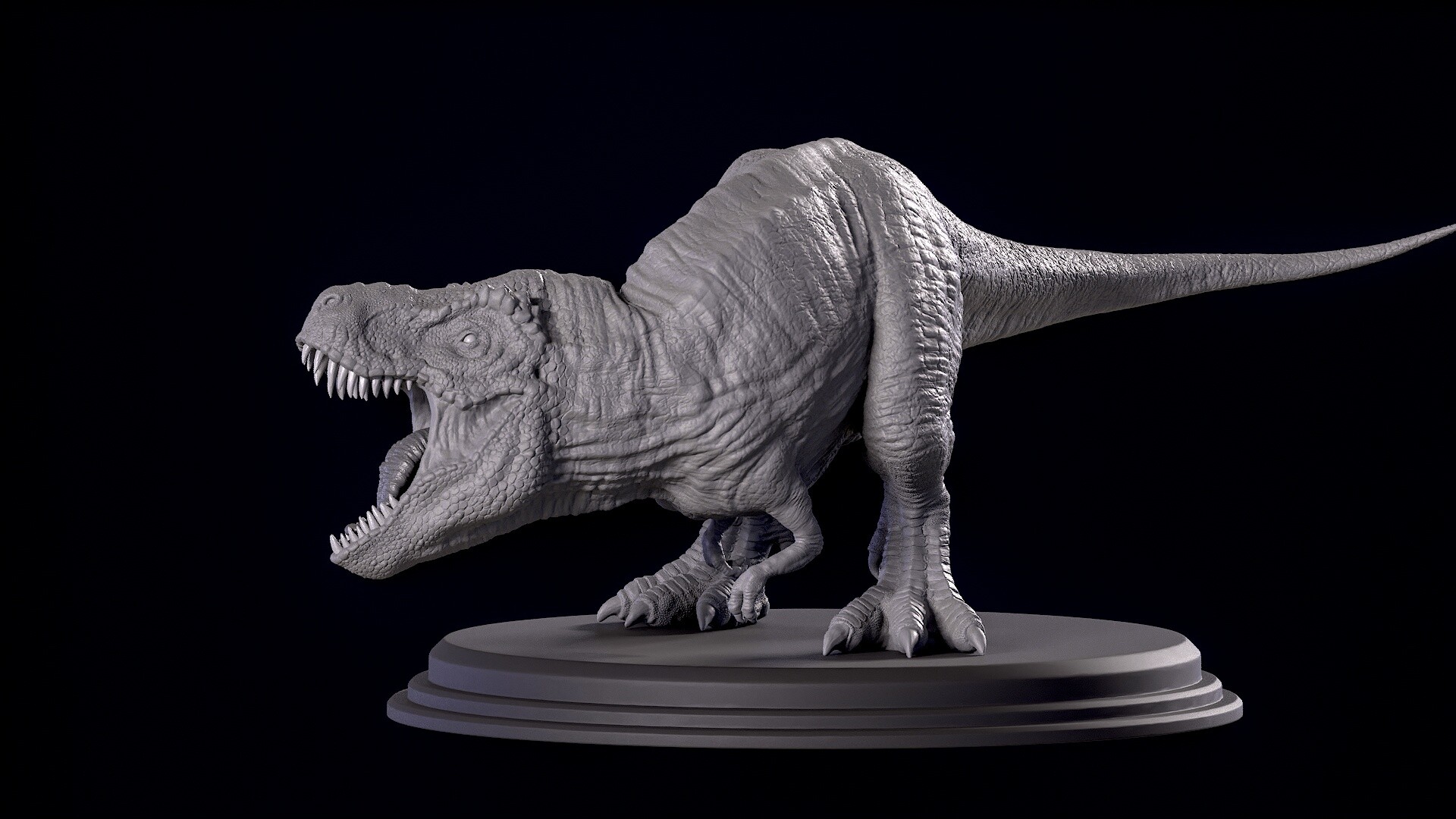 Raul Dolcet - Dino T-Rex, 3D print and game Asset
