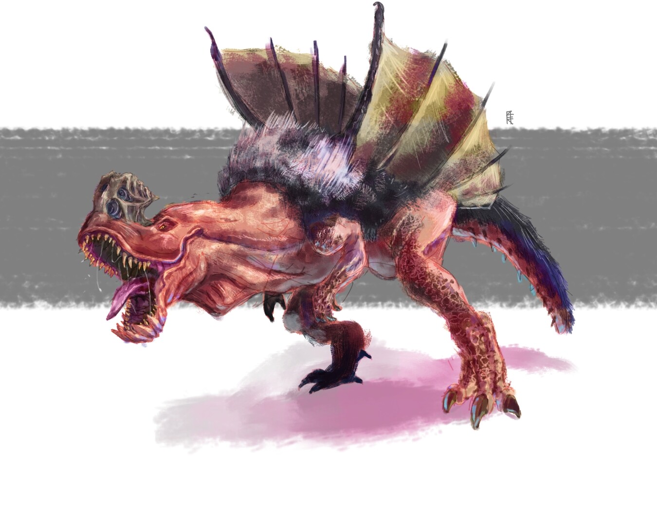 ArtStation - Monster hunter world: Anjanath