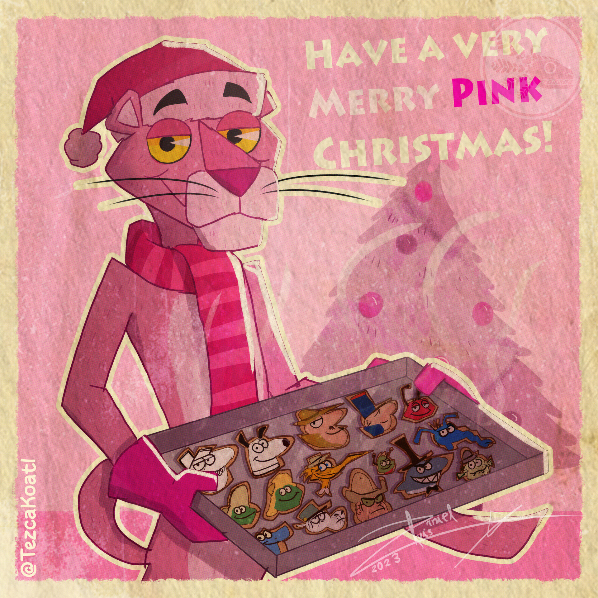 ArtStation - HAVE A VERY MERRY PINK CHRISTMAS!