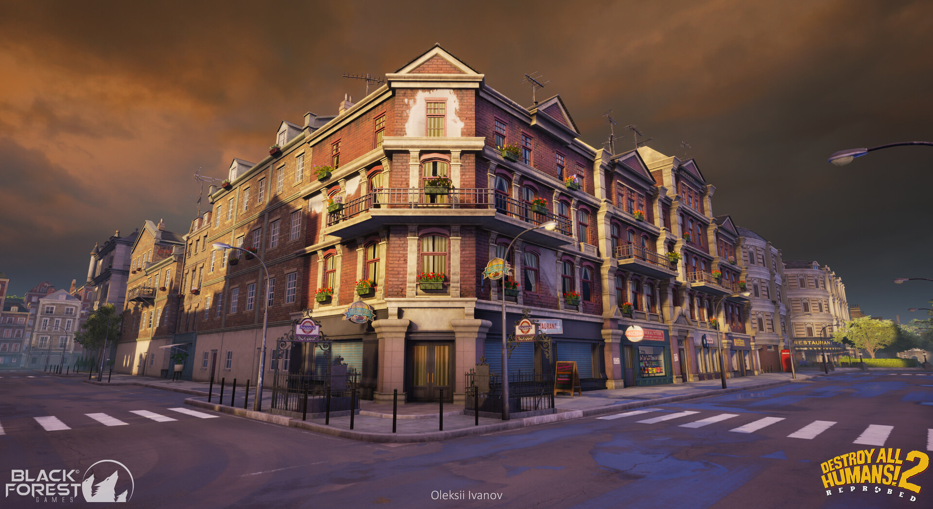 Oleksii Ivanov - Destroy all Humans 2 - Albion city streets