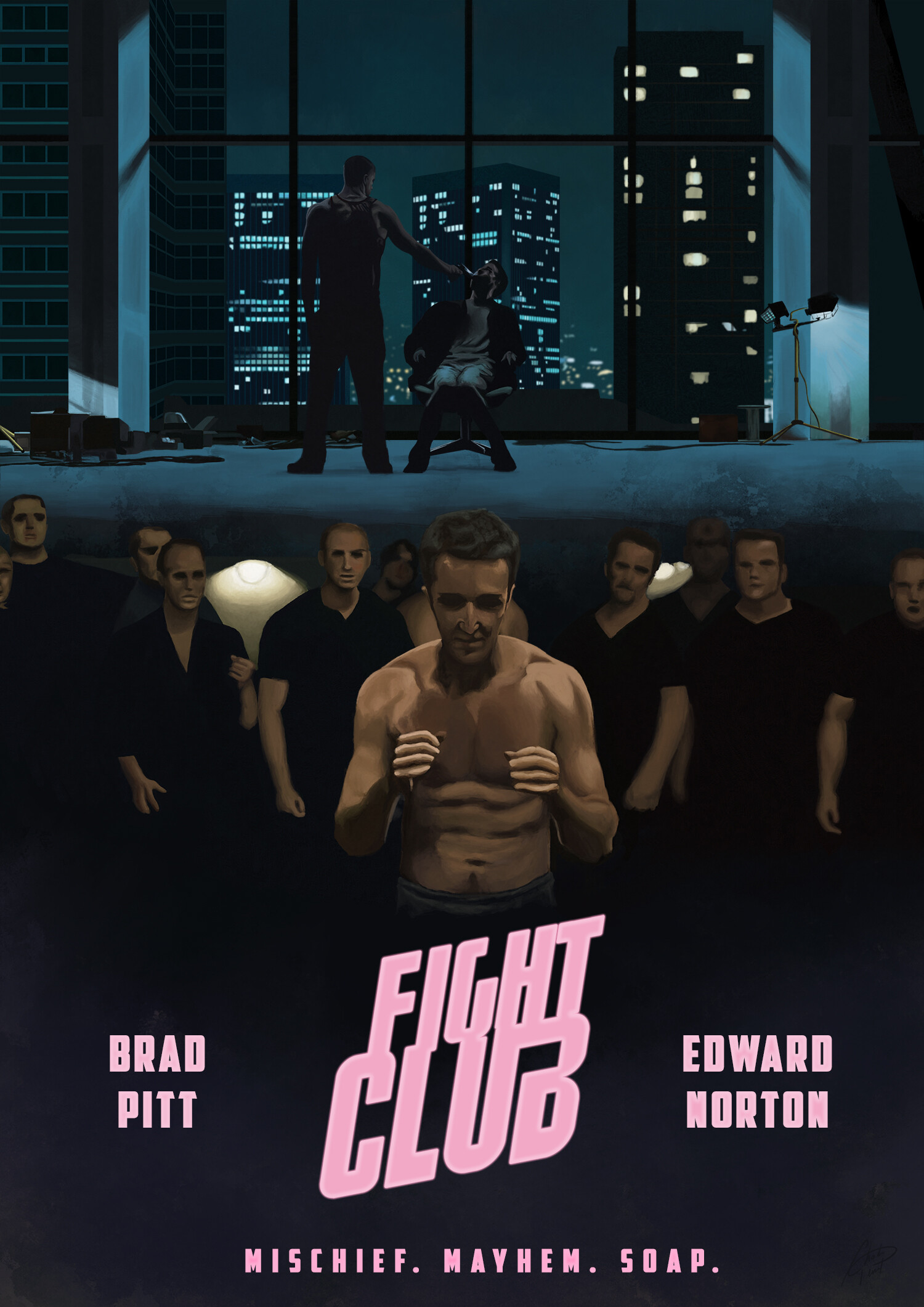 ArtStation - Fight Club - alternative movie poster
