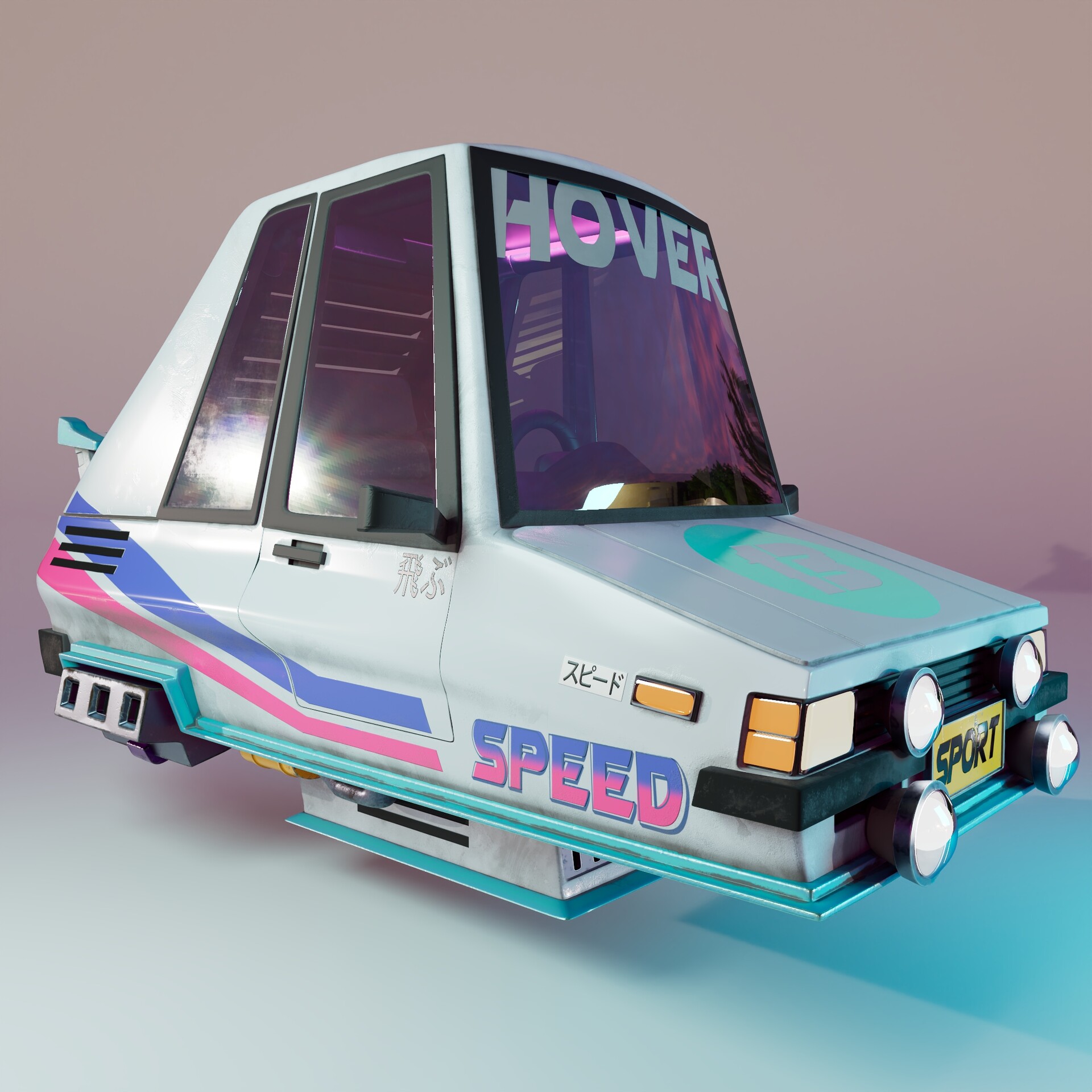 ArtStation - Hover Sports car