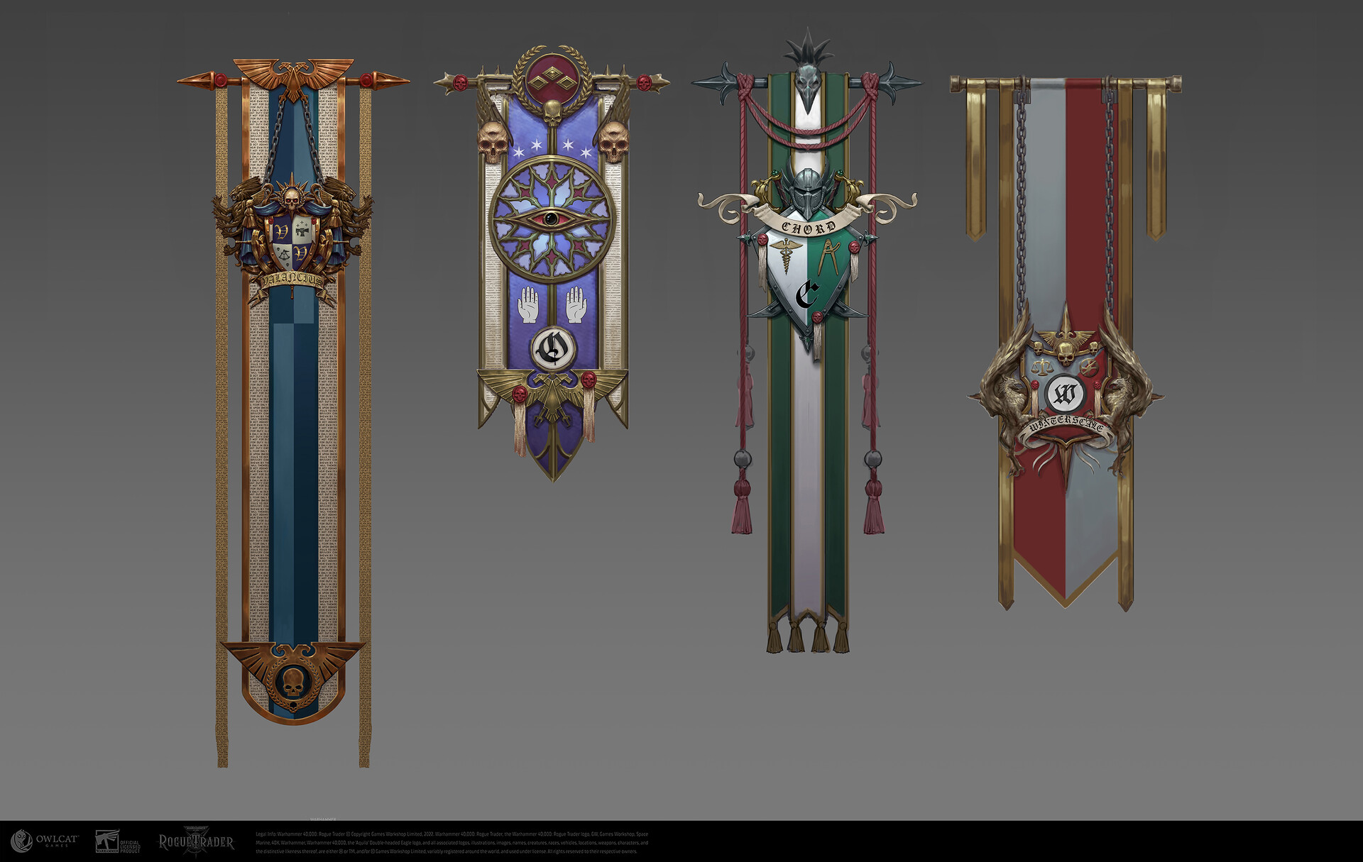 Ilia Bodaikin - Warhammer 40,000: Rogue Trader - Banners and crests.