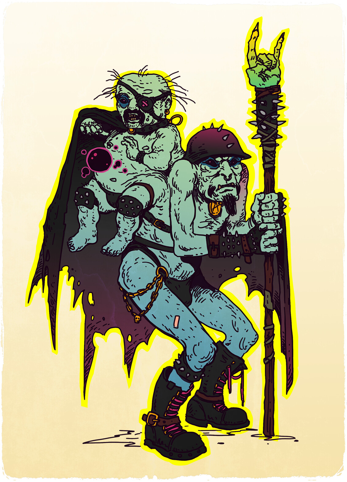 ArtStation - Oddball Mercs with Odd Quirks - Personal Project