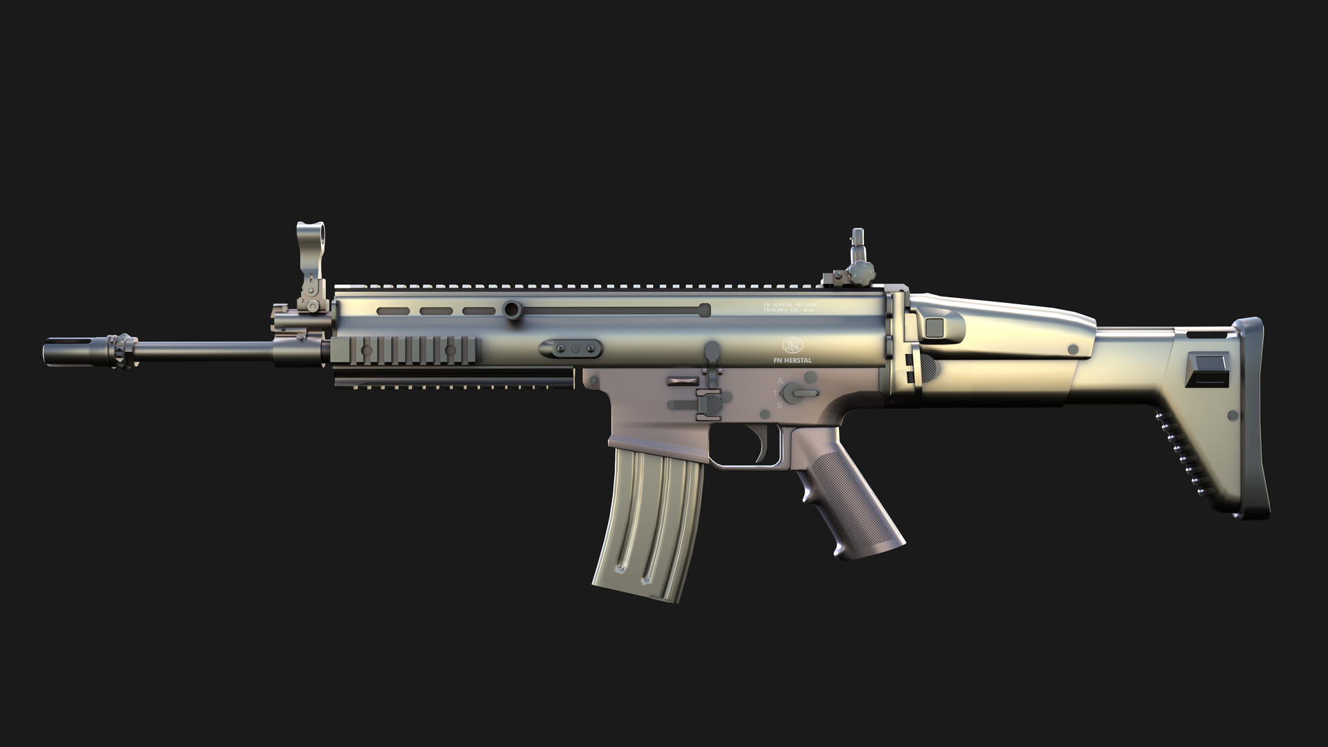 ArtStation - FN Scar-L